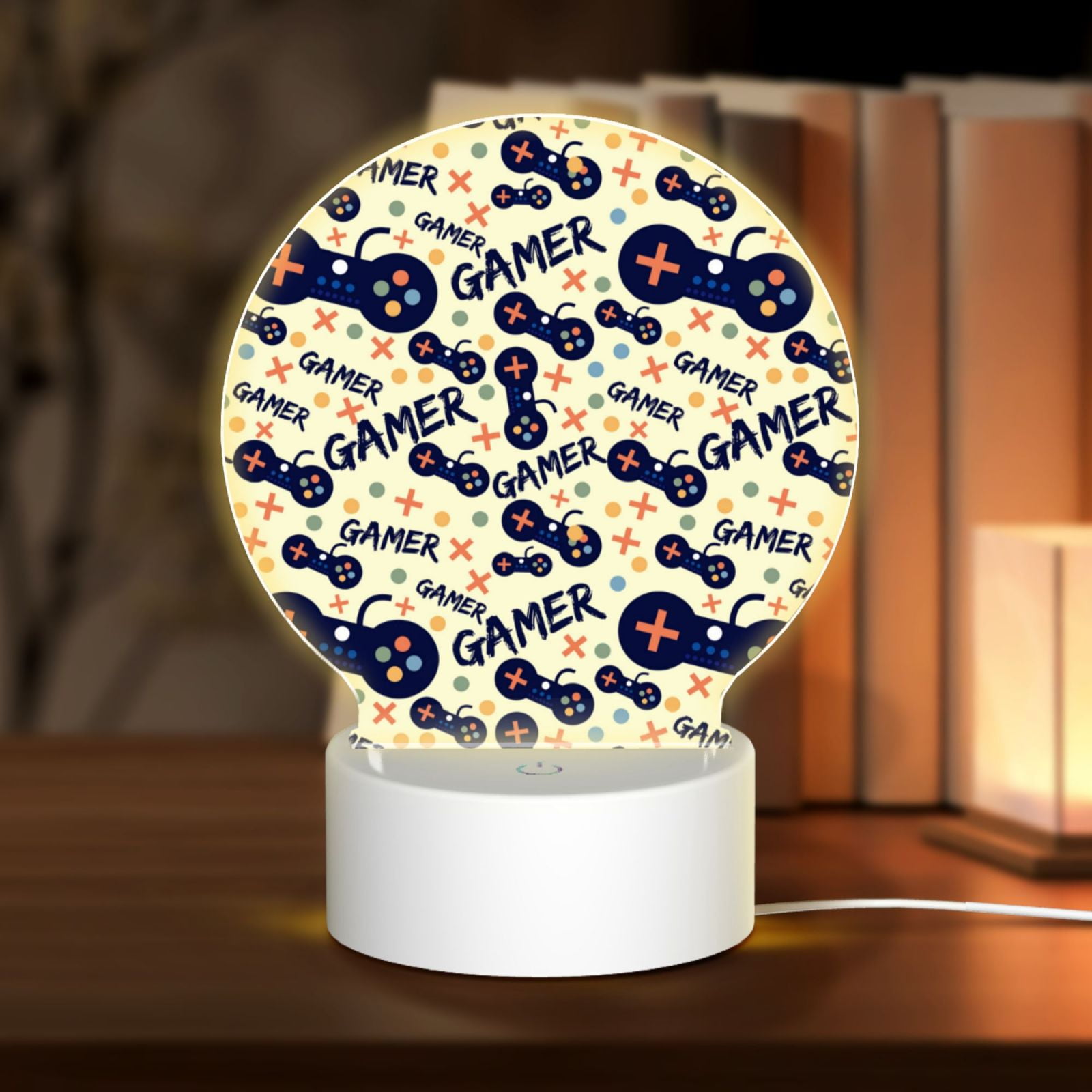 Salouo Game Controller for Round Acrylic Night Light - Acrylic Sheets ...