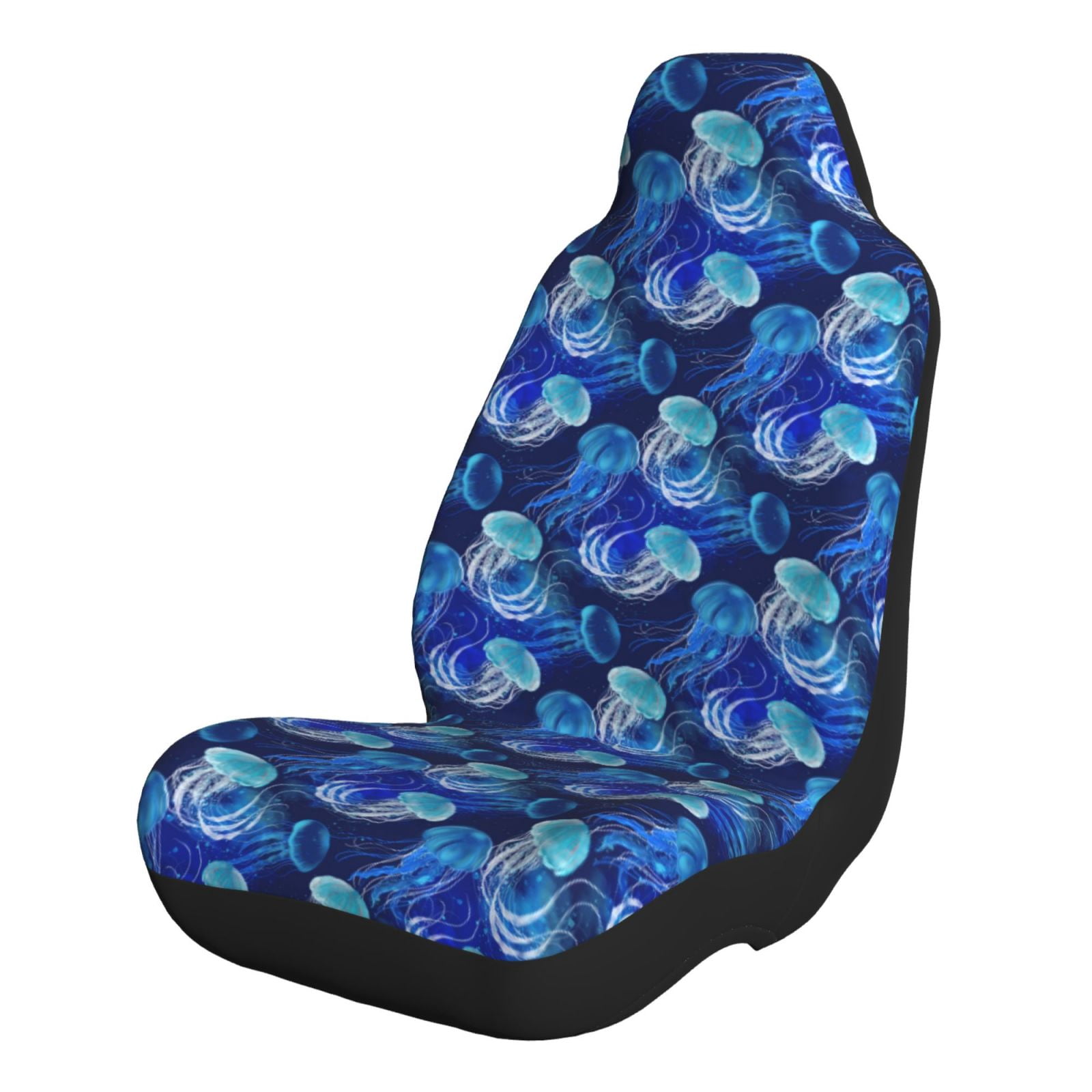 Salouo Glowing Jellyfish Pattern Pattern Car Seat Covers,Universal Car ...
