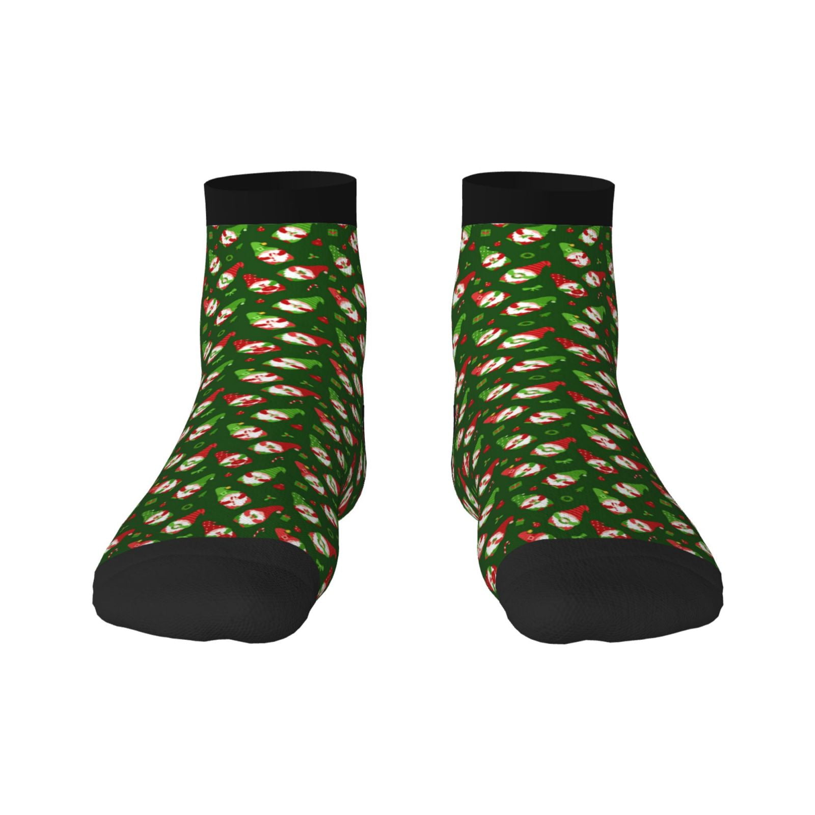 Salouo Gnomes In Caps Pattern Unisex Middle Tube Socks,Middle-Finger ...