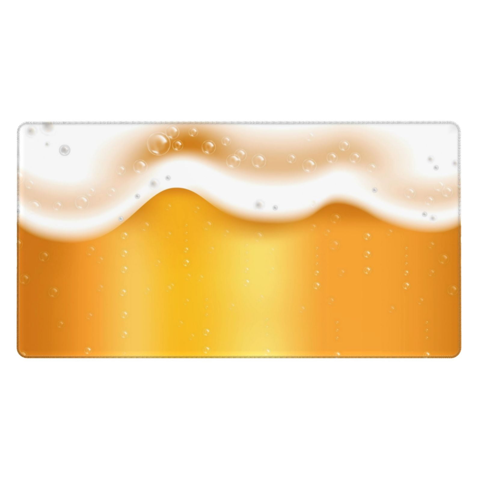 Salouo Golden Beer Print Large Mouse Pad,Extended Mat Desk Pad, 3mm ...