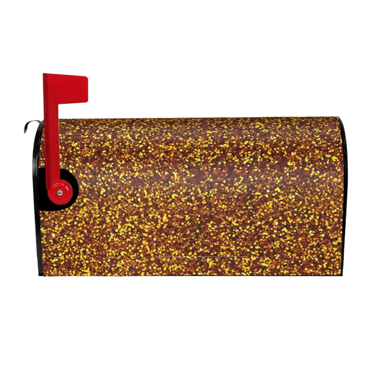 Salouo Golden Glitter for Magnetic Mailbox Covers Waterproof Post Box ...