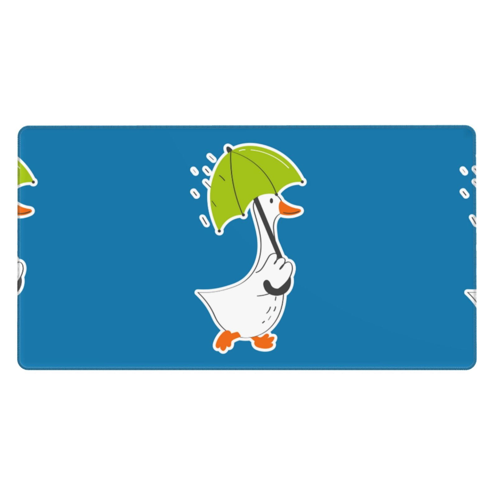 Salouo Goose Holding an Umbrella Print Large Mouse Pad,Extended Mat ...