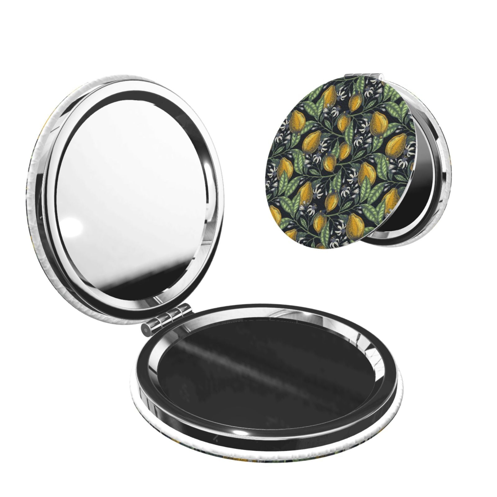 Salouo Hand Drawn Citrus Fruits Elegant Lemons Print Travel Makeup ...