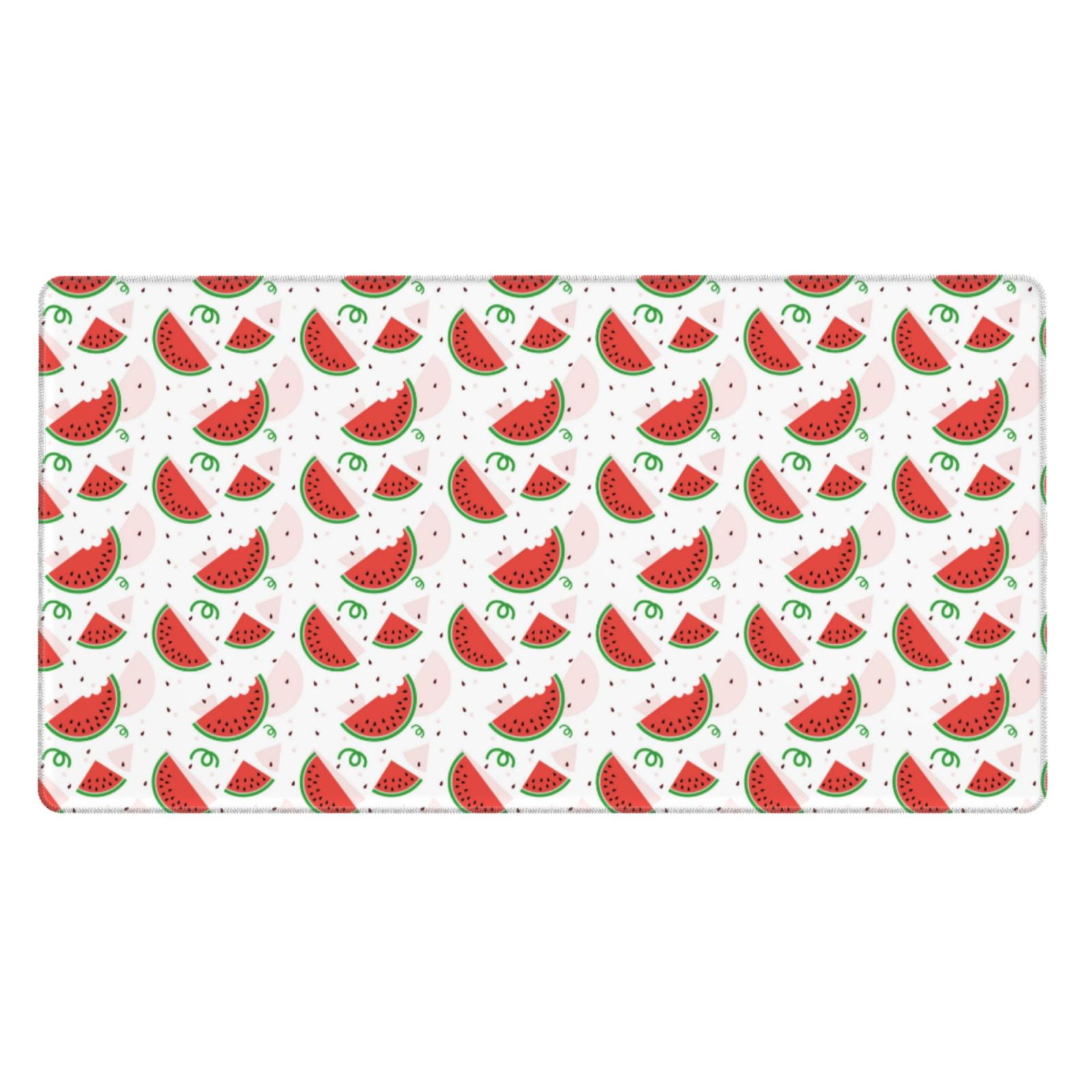Salouo Hand Drawn Watermelon Print Large Mouse Pad,Extended Mat Desk ...