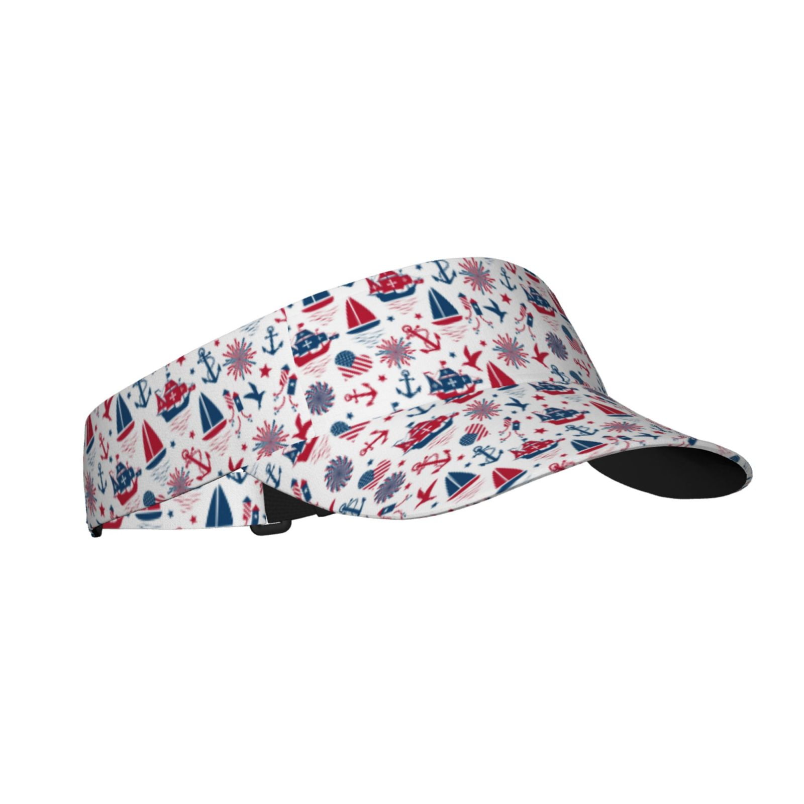 Salouo Happy Columbus Day Pattern Sport Sun Visor Hats,1-Piece of Adult ...