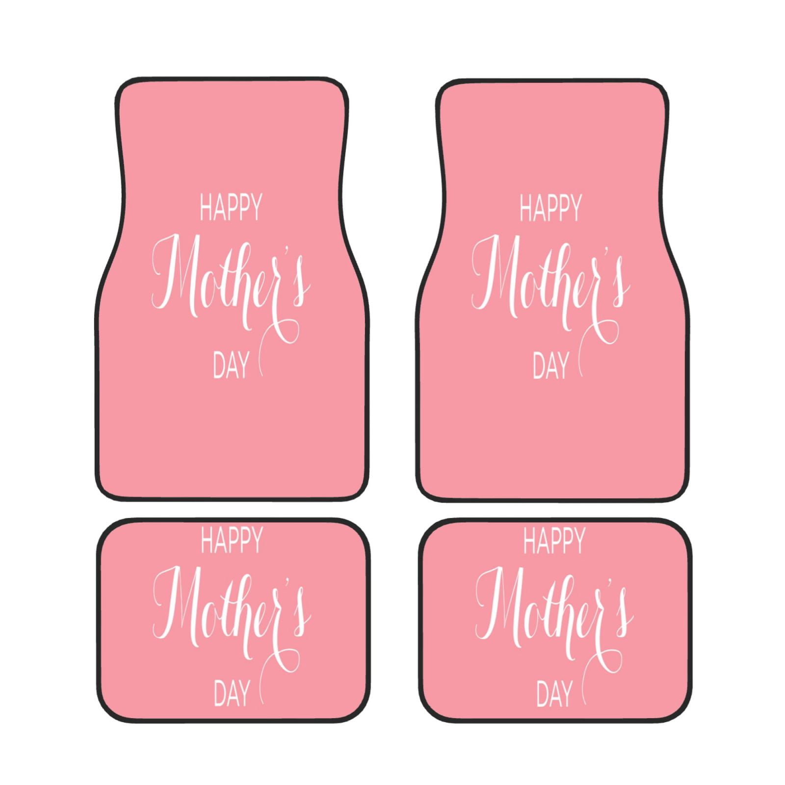 Salouo Happy Mother's Day for Car Floor Mat Set of 4–Car Carpet Mats ...