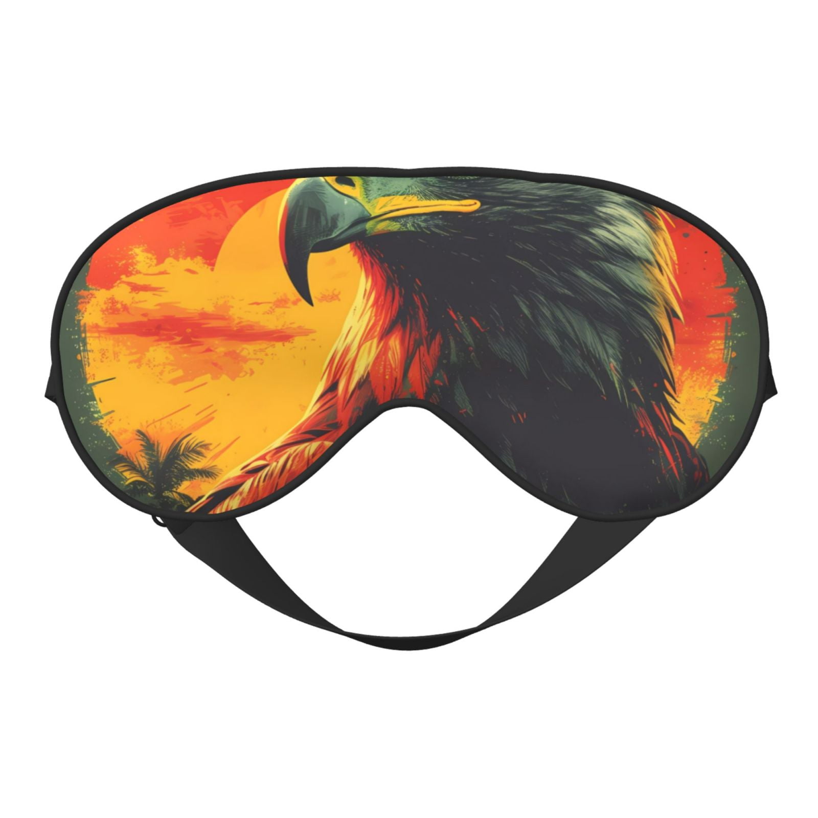 Salouo Hawaiian Style Bald Eagle Pattern Sleep Mask,Sleep Eye Mask ...