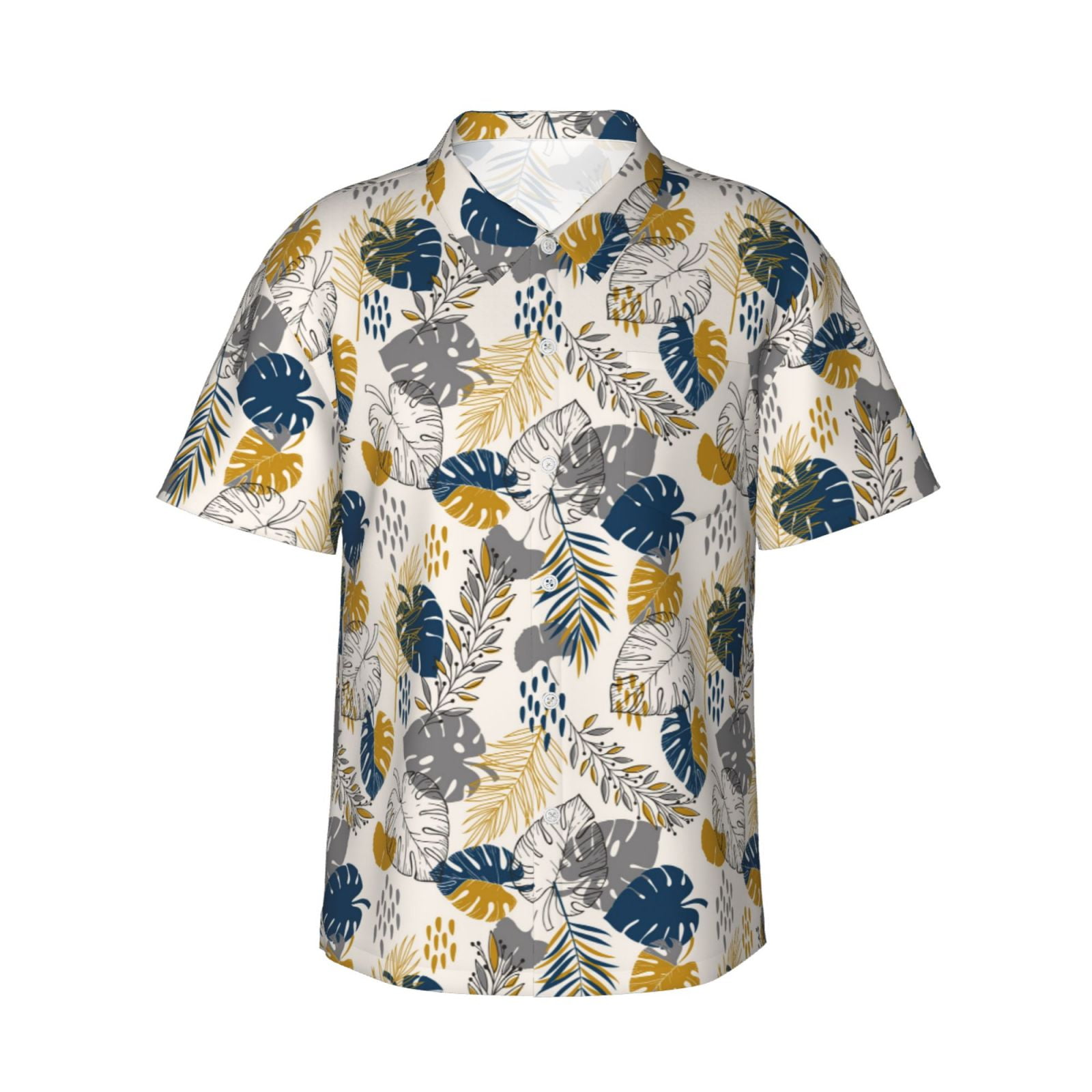 Salouo Hawaiian Style for Hawaiian Shirt for Men,Summer Beach Casual ...