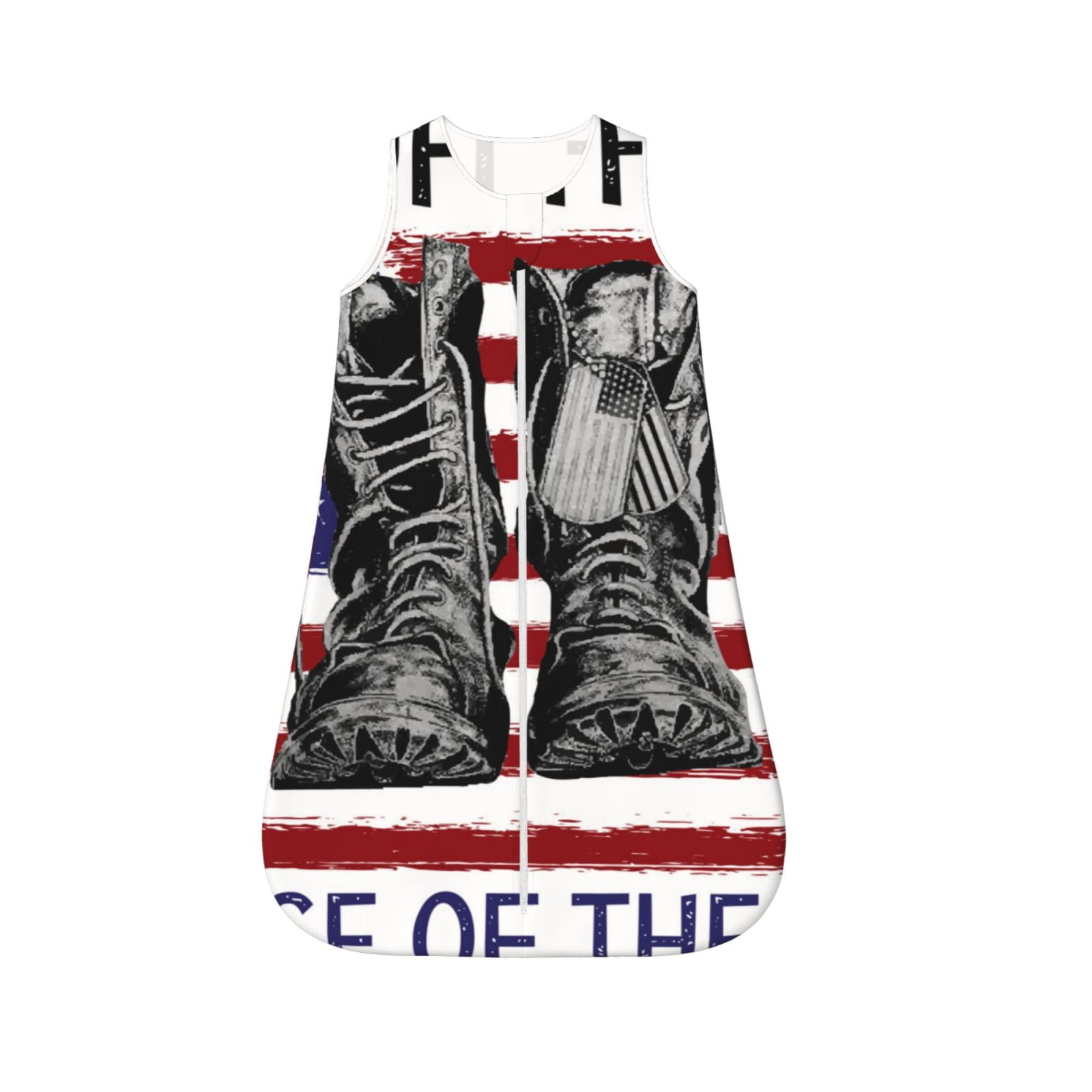 Salouo Home Of The Free Because Of The Brave Print Baby Sleep Sack ...