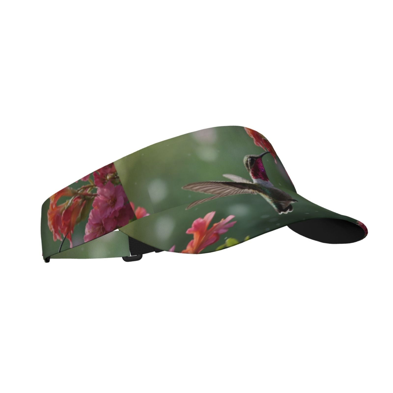 Salouo Humming Bird 1 Pattern Sport Sun Visor Hats,1-Piece of Adult ...