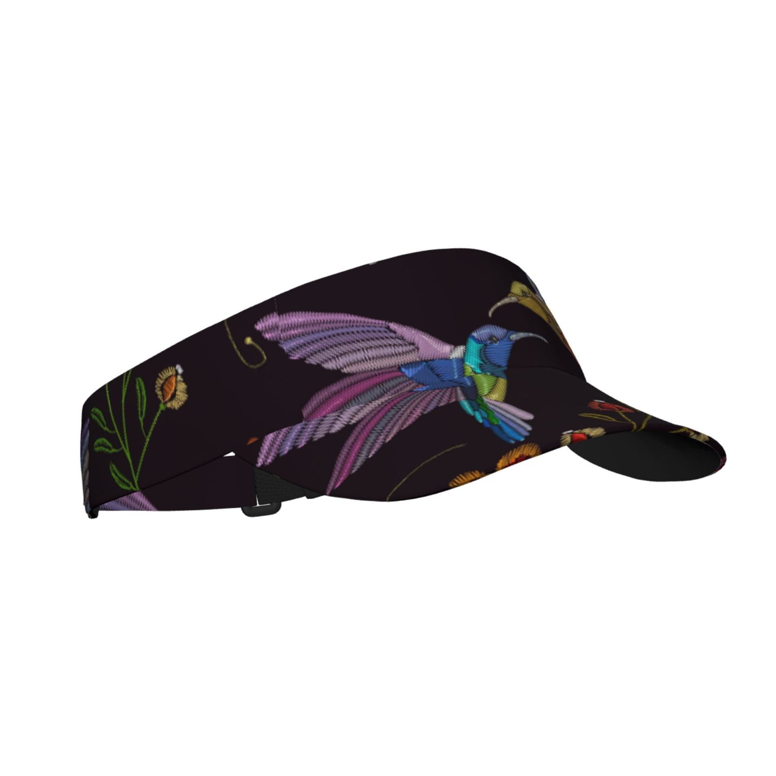 Salouo Humming Bird Pattern Sport Sun Visor Hats,1-Piece of Adult ...