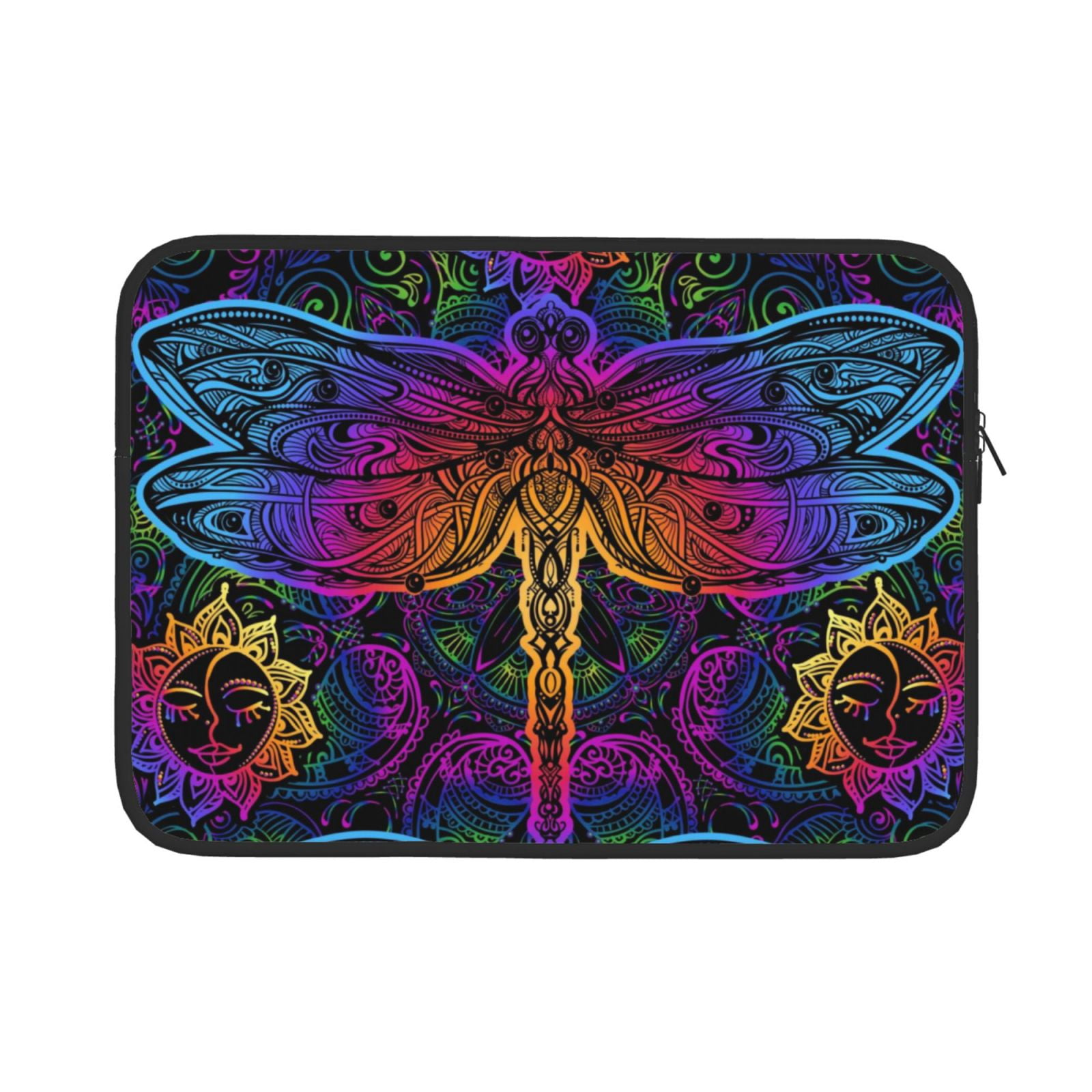 Salouo Indian Mandalas Dragonfly Pattern Laptop Sleeve Case, Laptop ...