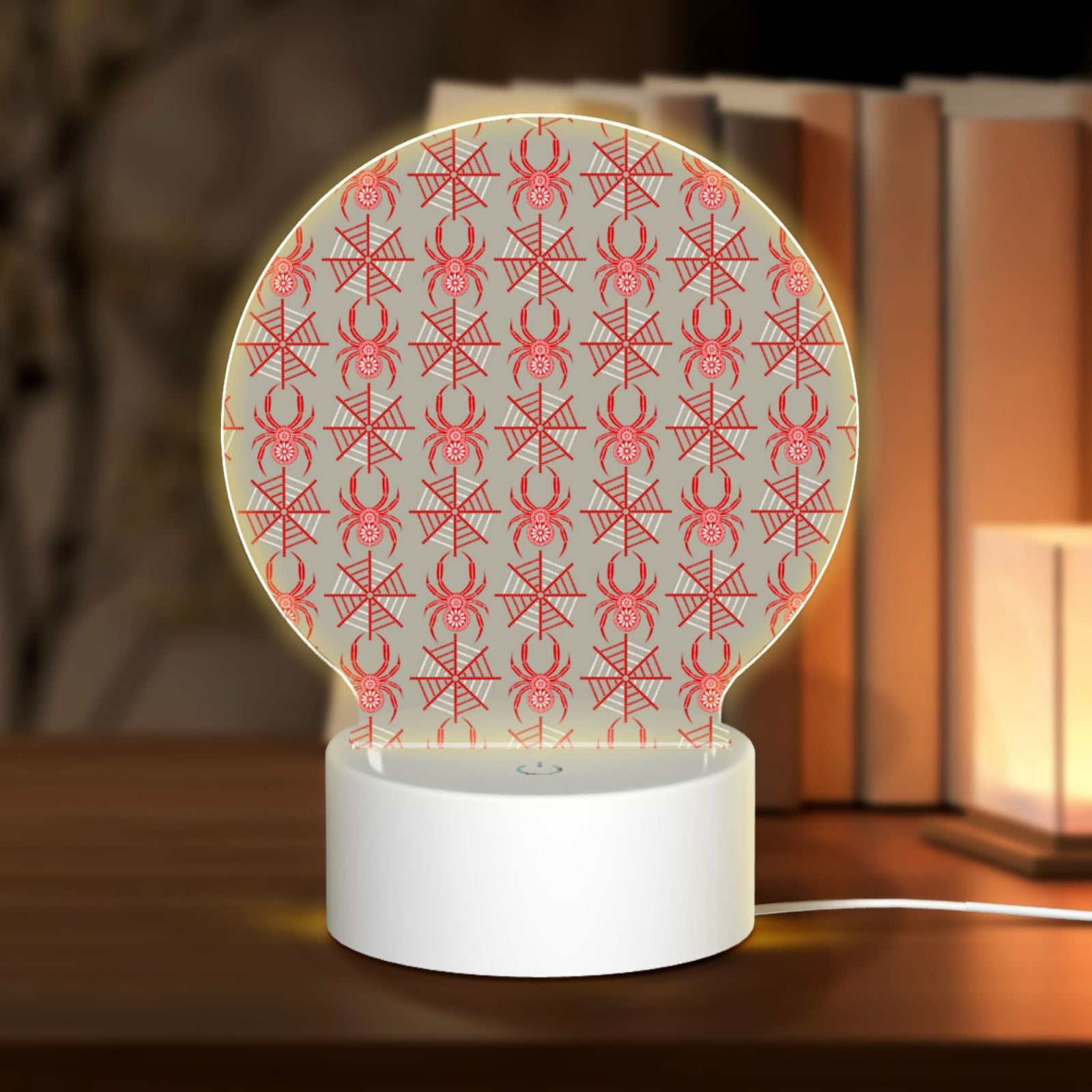 Salouo Insects Spiders for Round Acrylic Night Light - Acrylic Sheets ...