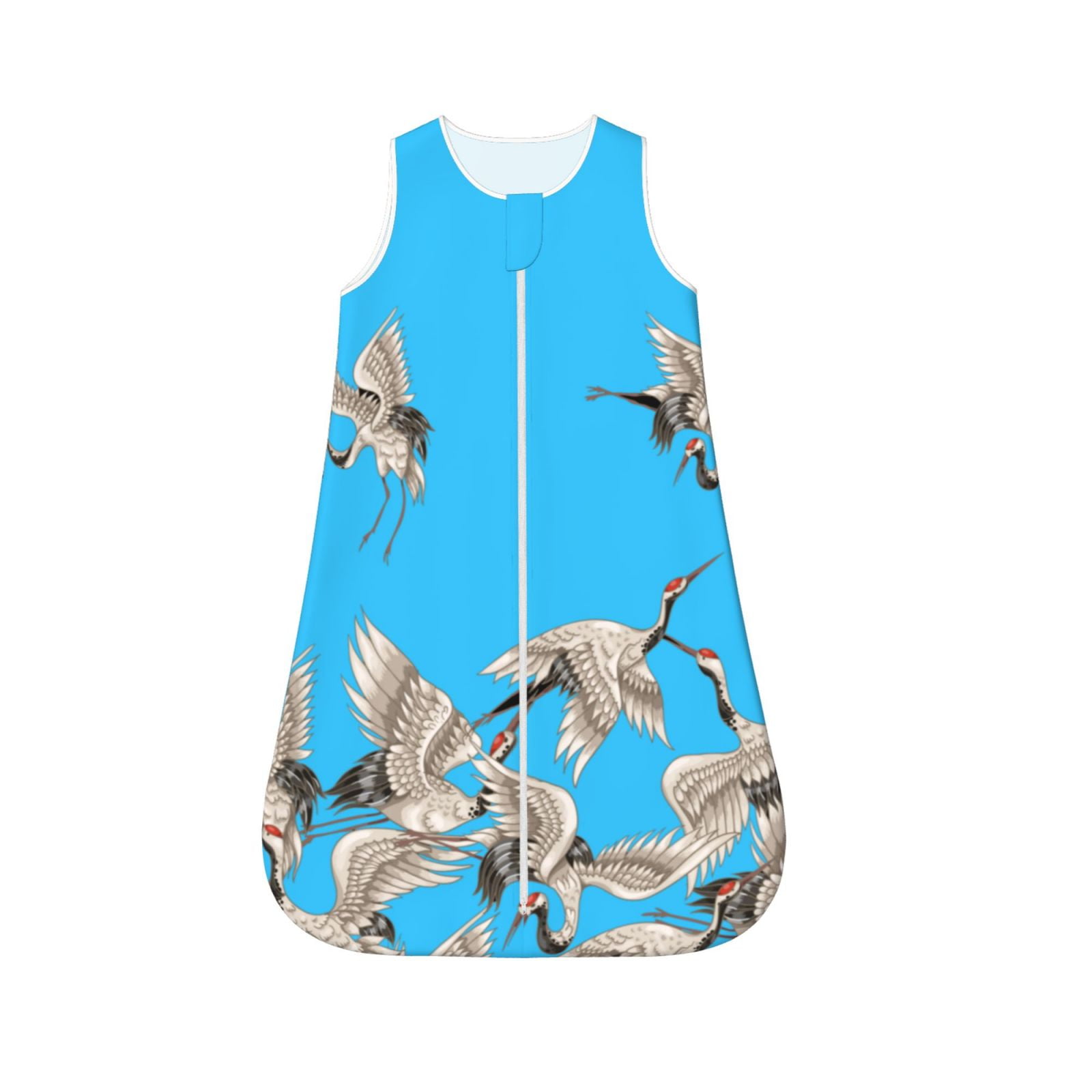 Salouo Japanese White Cranes Print Baby Sleep Sack Wearable Blanket for ...