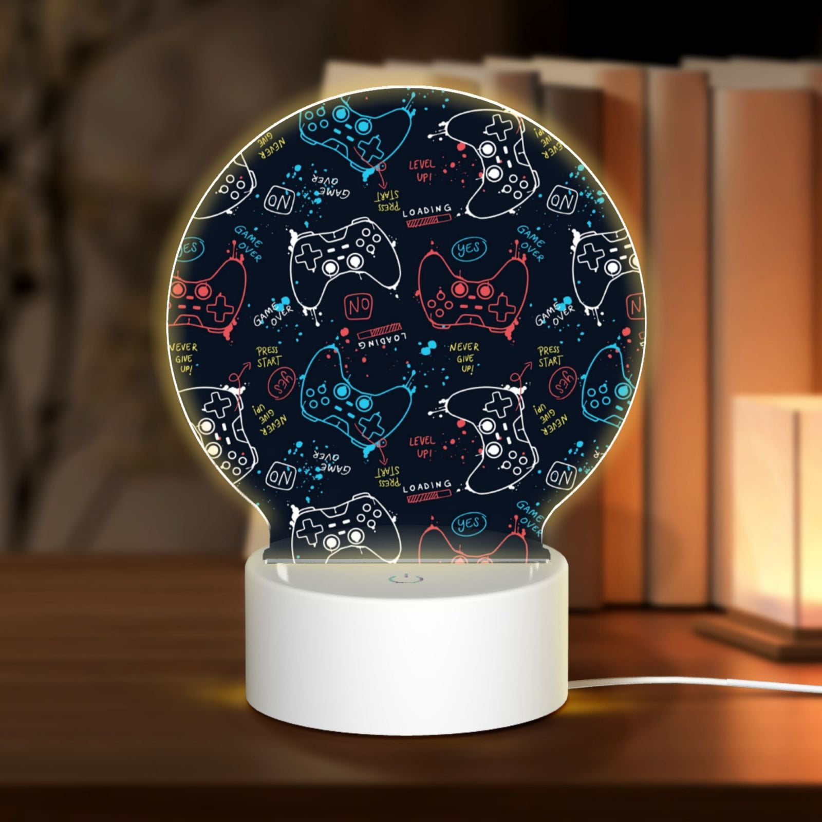Salouo Joystick Gamepad for Round Acrylic Night Light - Acrylic Sheets ...