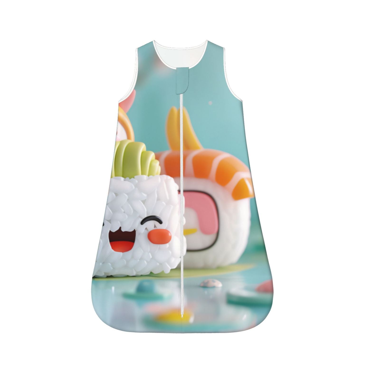 Salouo Kawaii Sushi Characters Delight Print Baby Sleep Sack Wearable ...