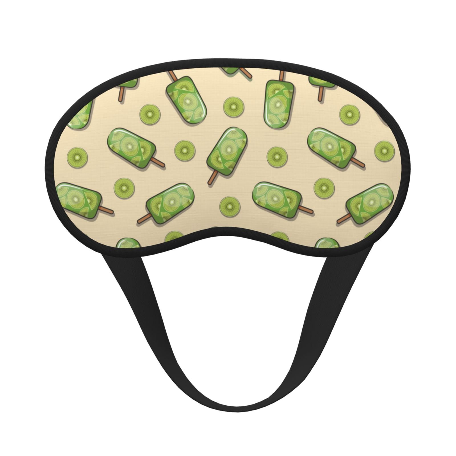 Salouo Kiwi Ice Cream Pattern Eye Masks, 1-Pack Sleep Mask Eye Cover ...