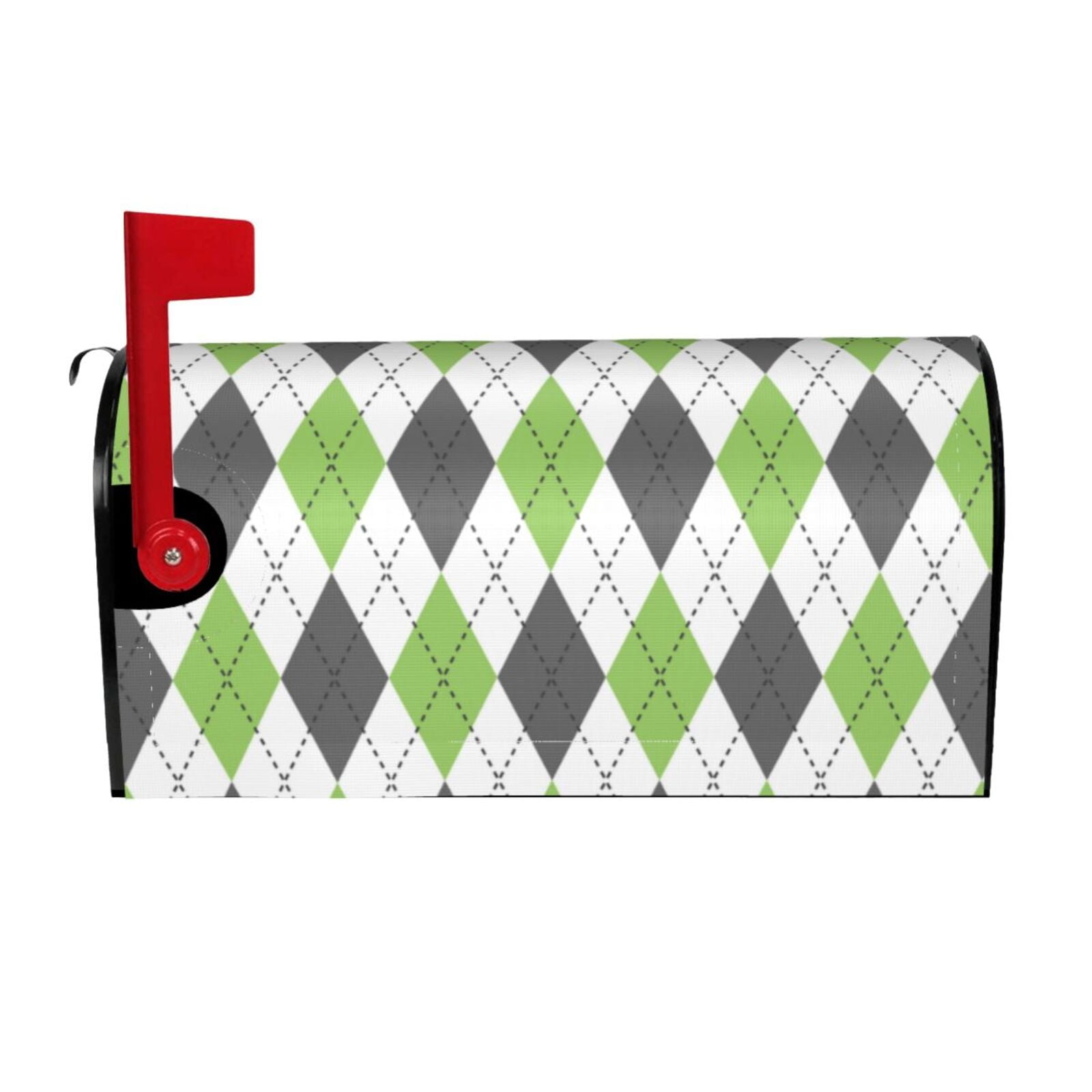 Salouo Light green and black argyle for Magnetic Mailbox Covers ...