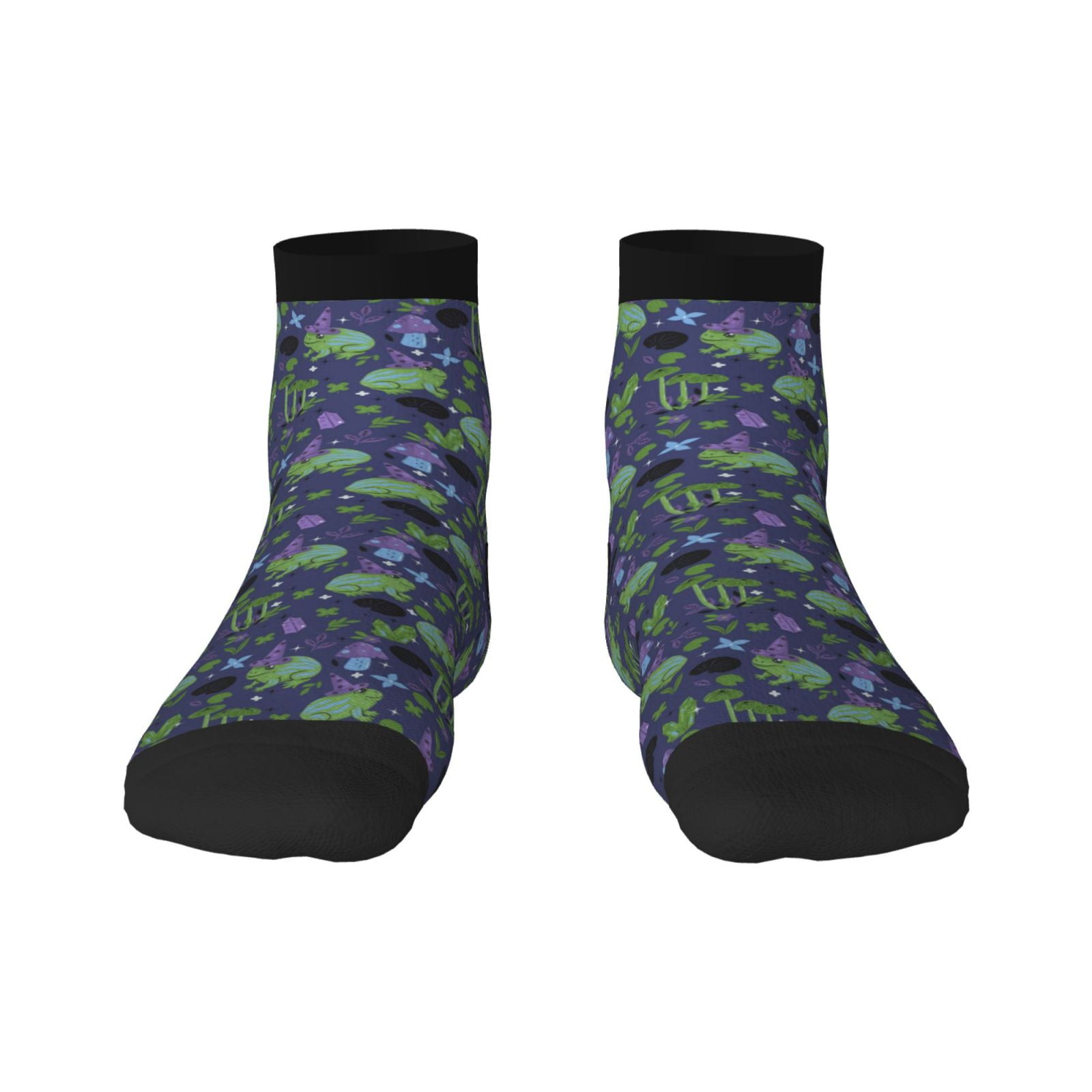 Salouo Magic Toads in Hats Pattern Unisex Middle Tube Socks,Middle ...
