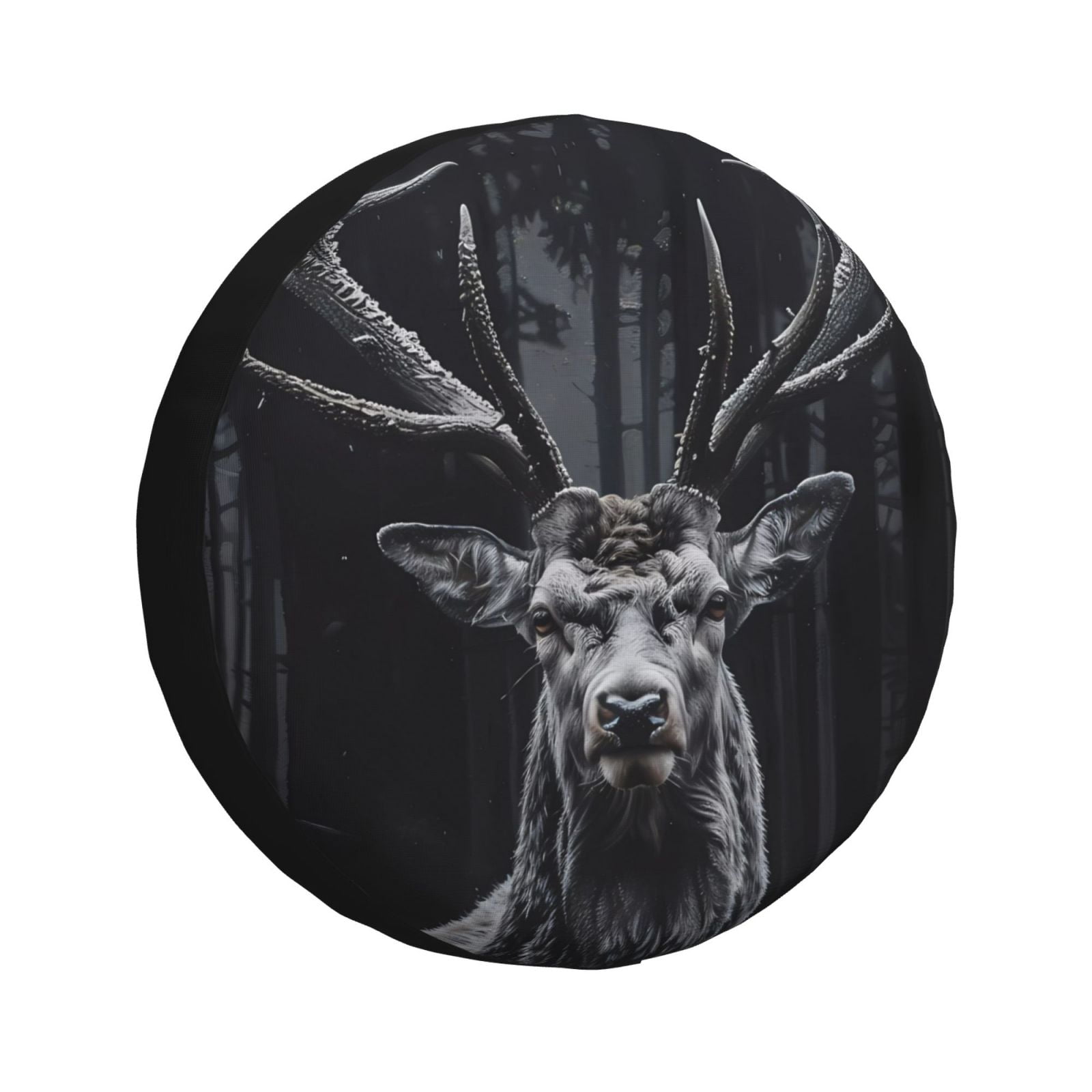 Salouo Majestic Forest Stag Print Spare Tire Cover 14-17 inch Spare ...