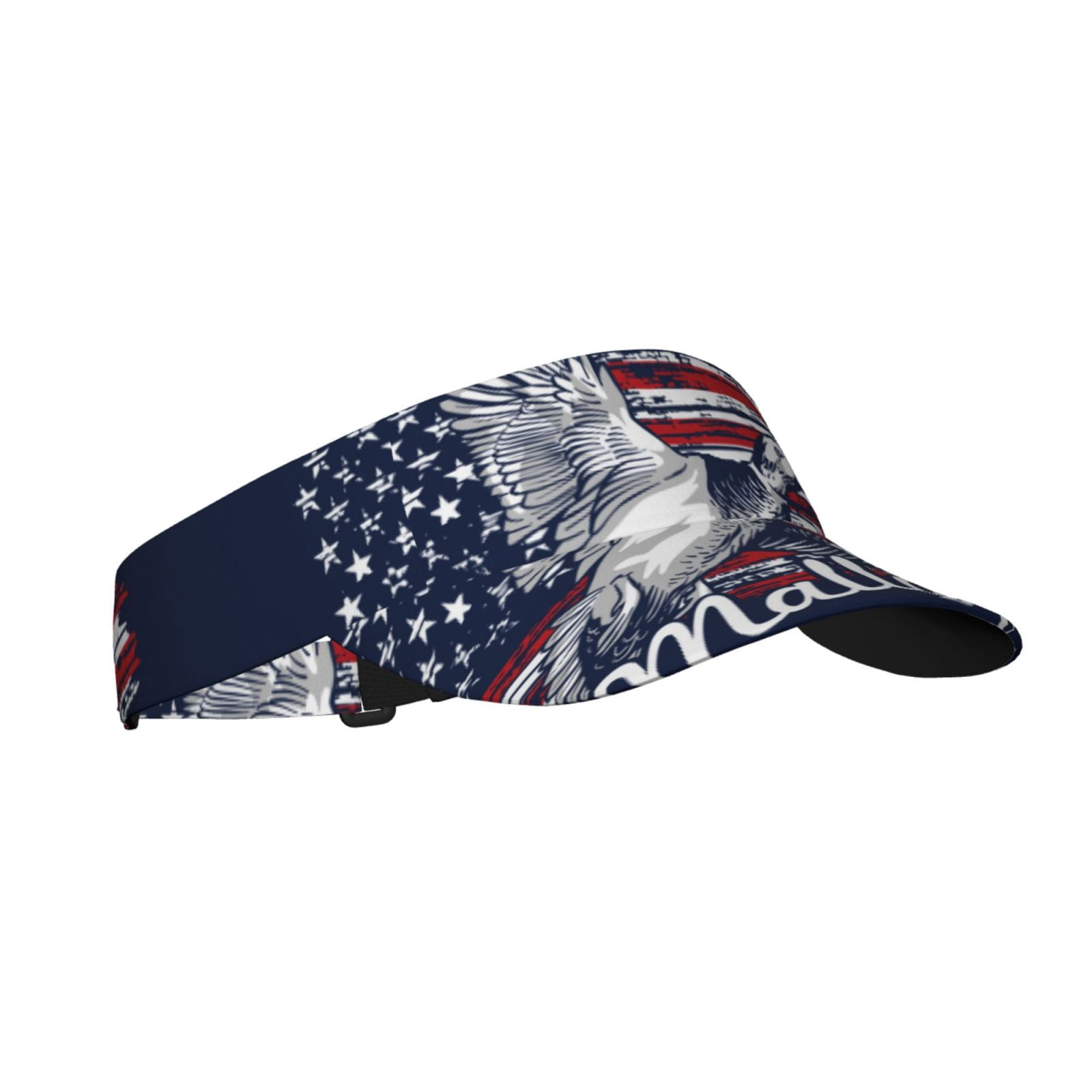 Salouo Mallard Duck With American Flag Pattern Sport Sun Visor Hats,1 ...