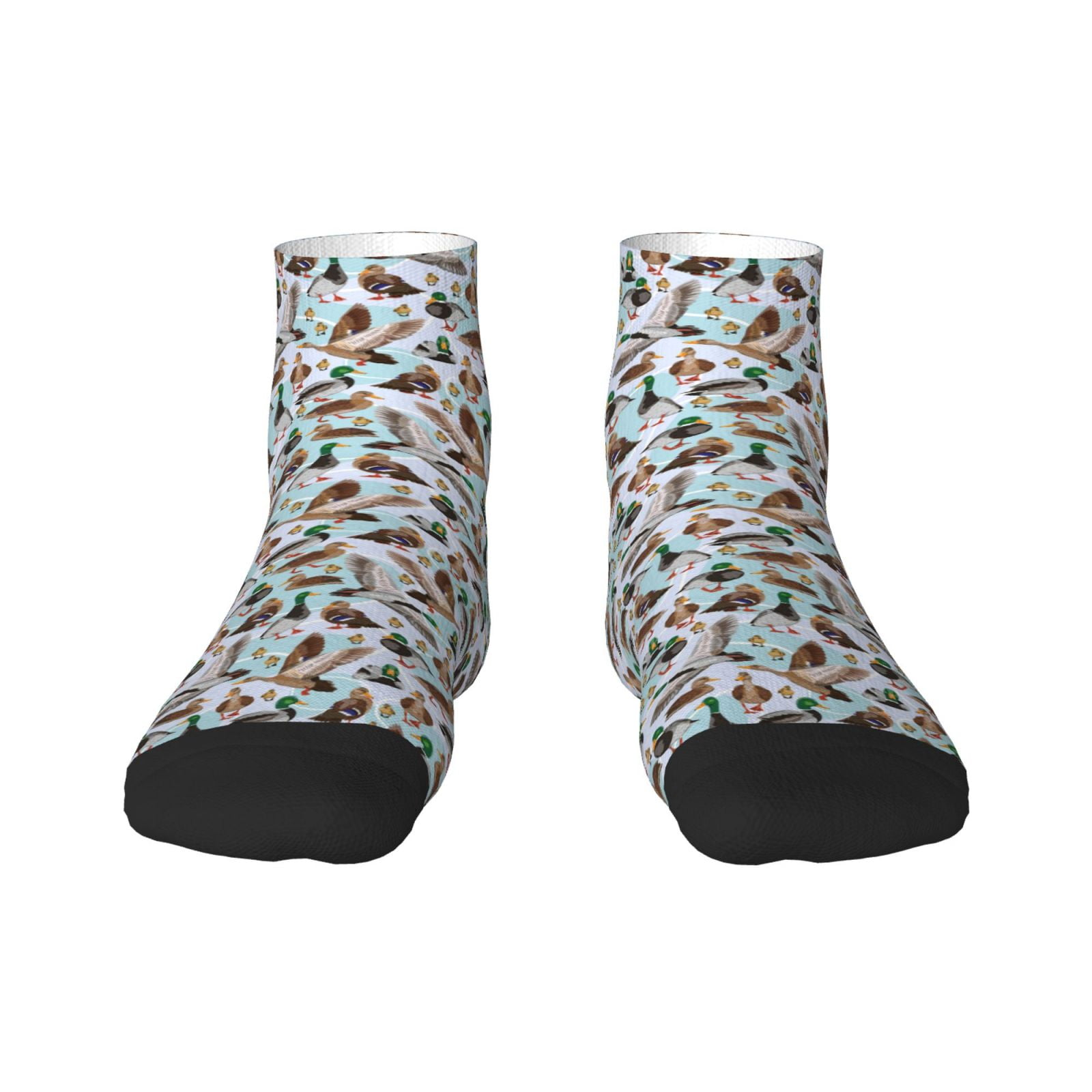 Salouo Mallard Ducks Wild Birds1 Pattern Unisex Middle Tube Socks ...