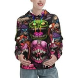 Salouo Monstrous Cartoon Characters Pattern Hoodie Sweatshirts for ...
