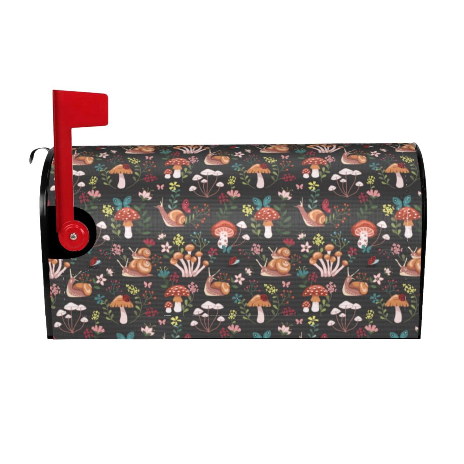 Salouo Mushroom Snail for Magnetic Mailbox Covers Waterproof Post Box ...
