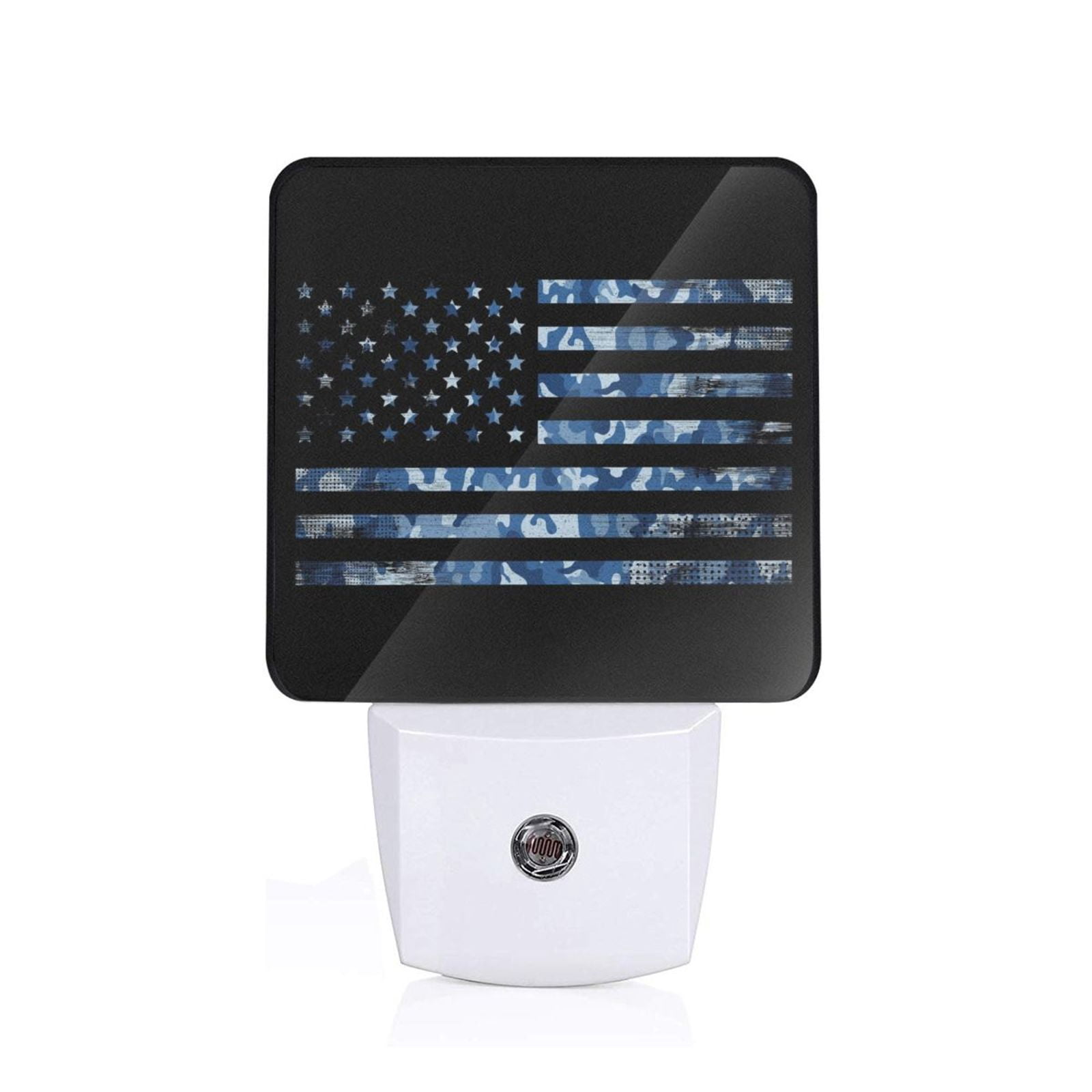 Salouo Navy Camouflage American Flag for Night Lights Plug into Wall 1 ...