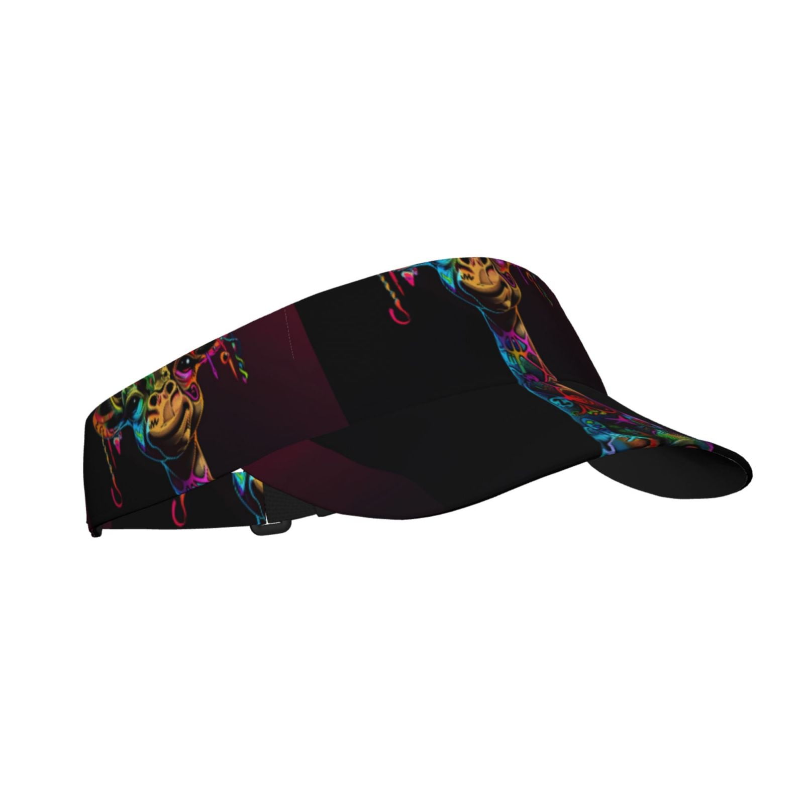Salouo Neon Psychedelic Giraffe Pattern Sport Sun Visor Hats,1-Piece of ...