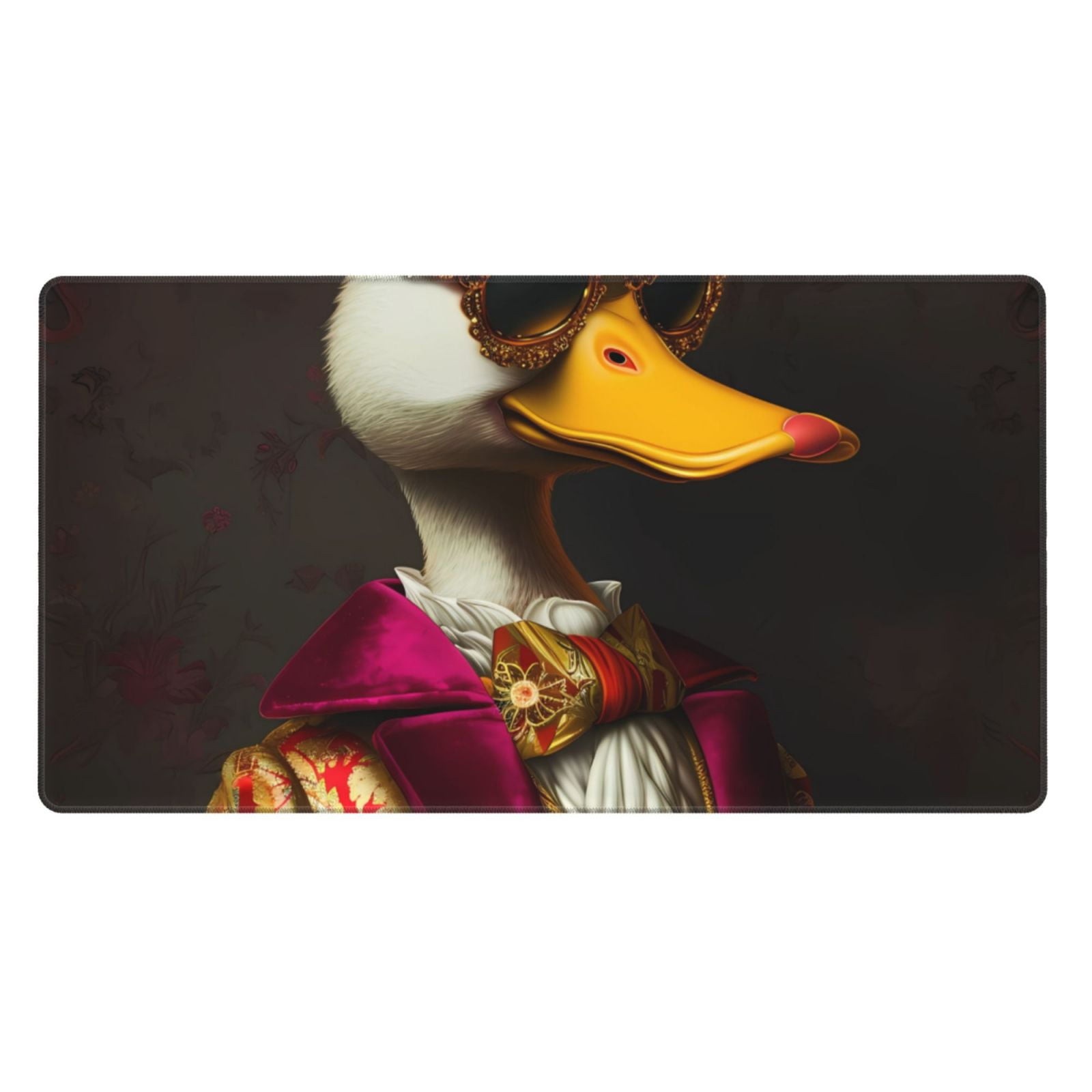 Salouo Noble Style Duck Print Large Mouse Pad,Extended Mat Desk Pad, 3mm Thick Mice Pad Desk Mat ...