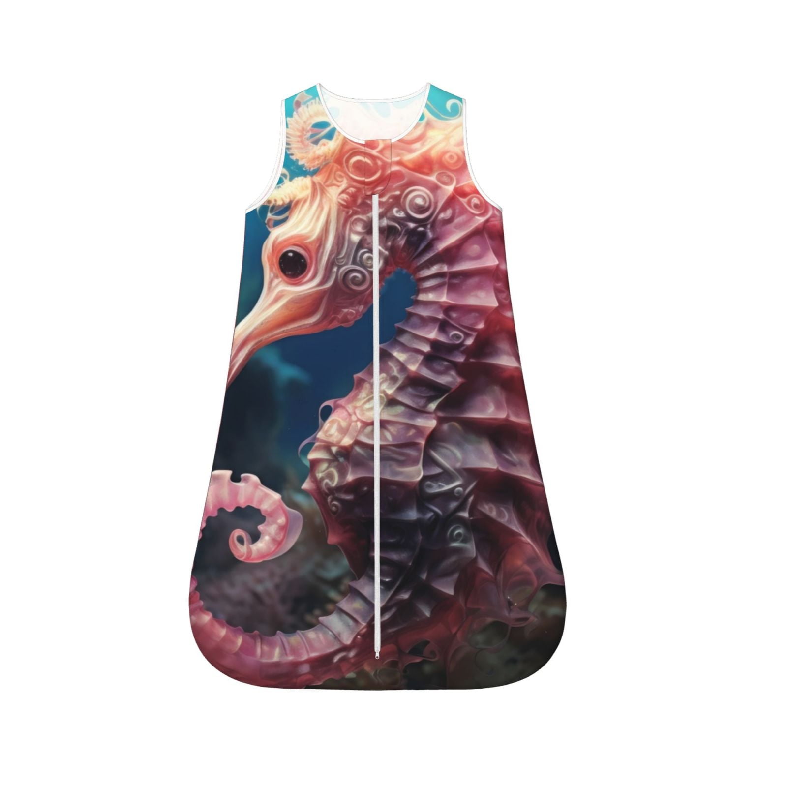 Salouo Ocean Seahorse Print Baby Sleep Sack Wearable Blanket for Babies ...