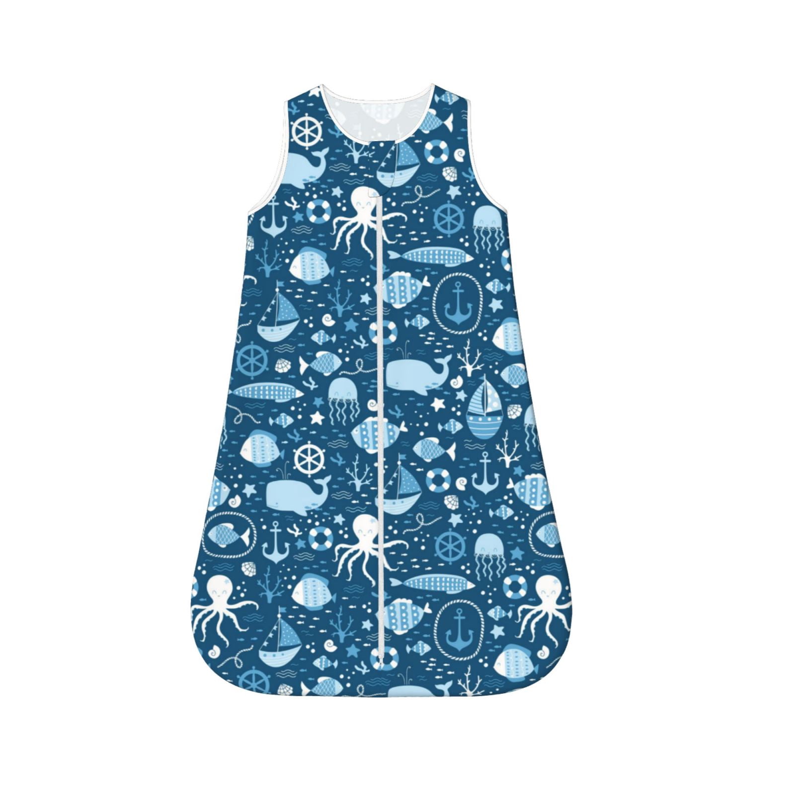 Salouo Octopus And Whale Print Baby Sleep Sack Wearable Blanket for ...