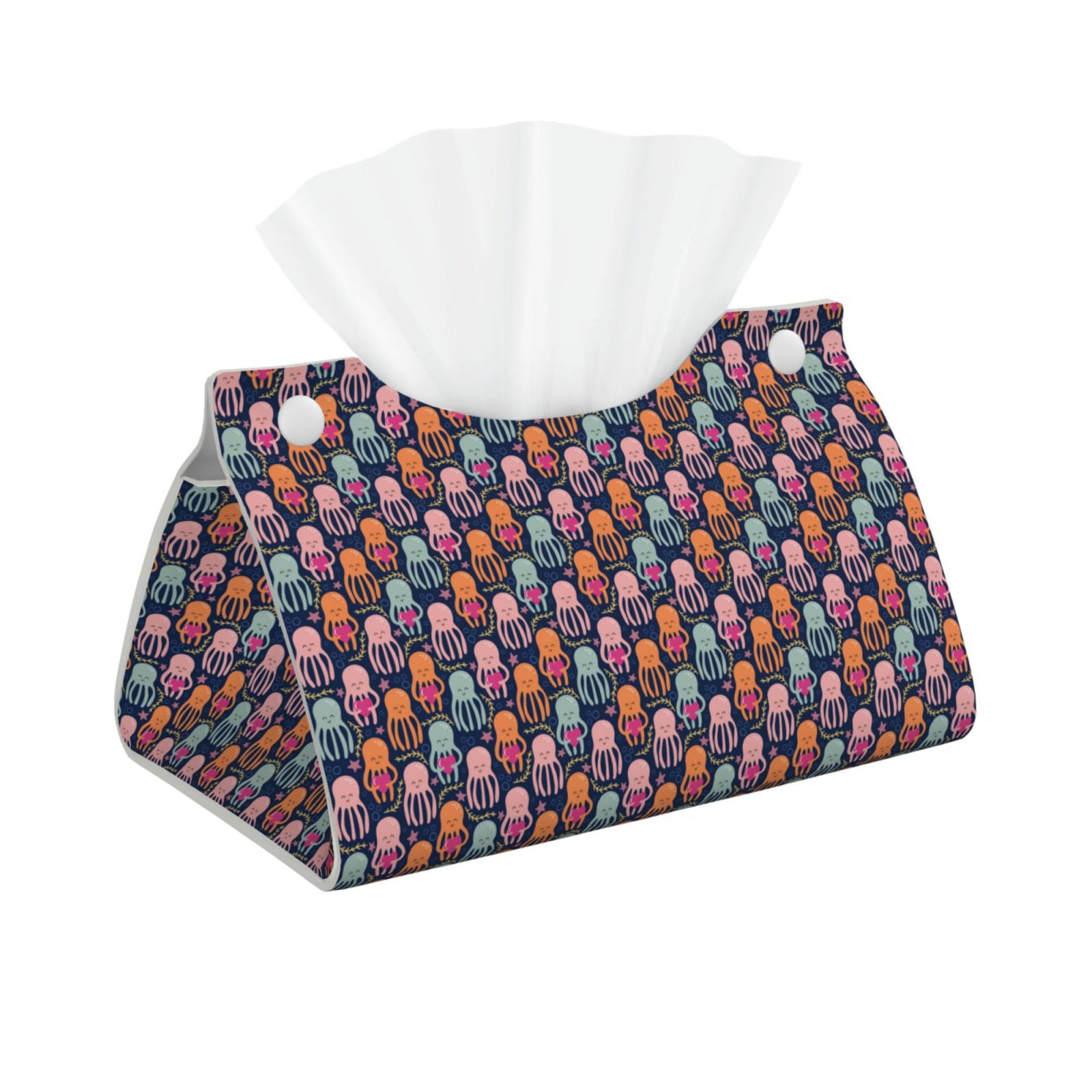 Salouo Octopus in love Pattern Long Tissue Box Cover Rectangular–Plus ...