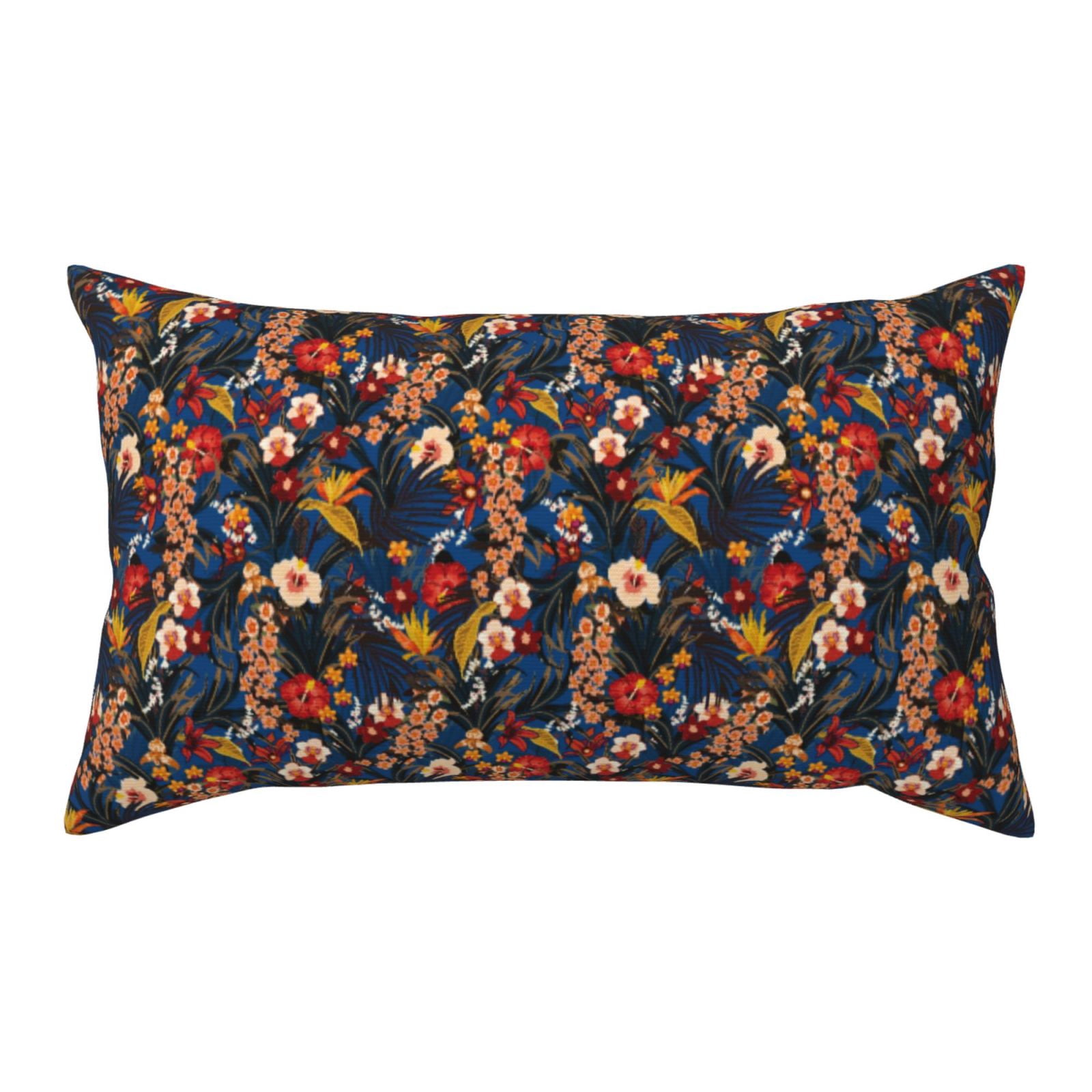 Salouo Orchids Flowers for Pillow Cover with Envelope Closure,Soft ...