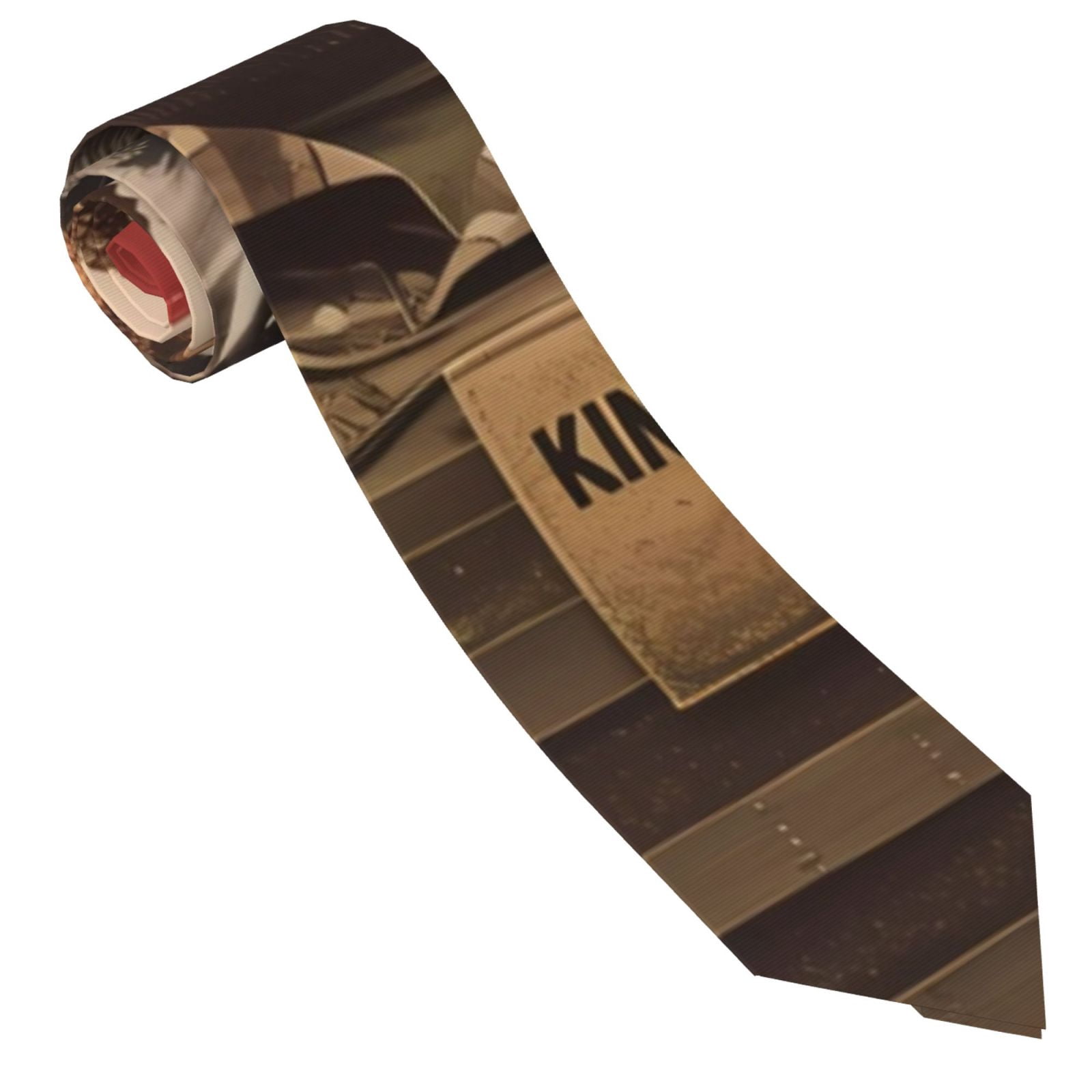 Salouo Patriotic Deer Soldier Salute Pattern Men's Silk Ties 4.7 ...