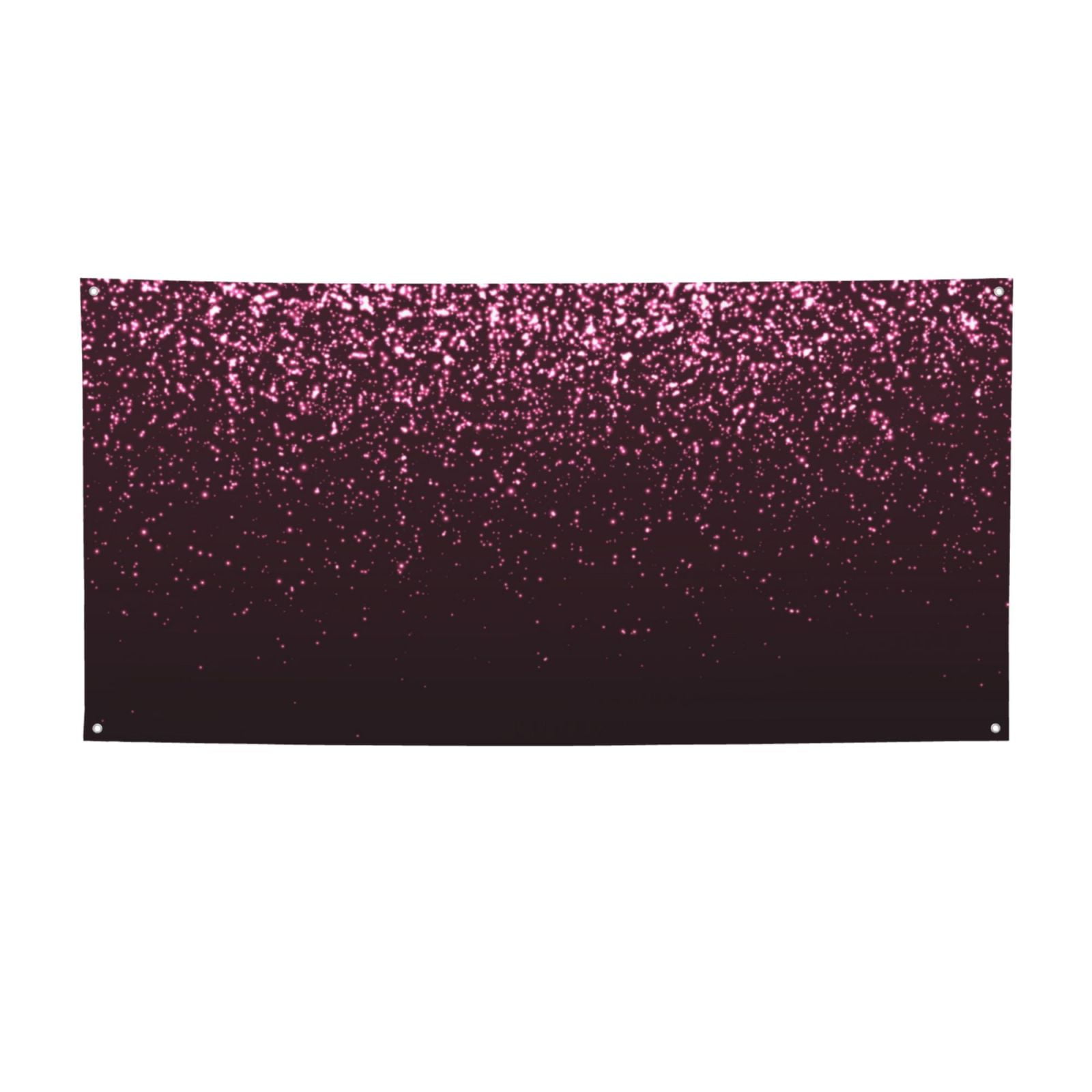 Salouo Pink Glitter Sparkles A Pattern Holiday Banner Outside Party ...