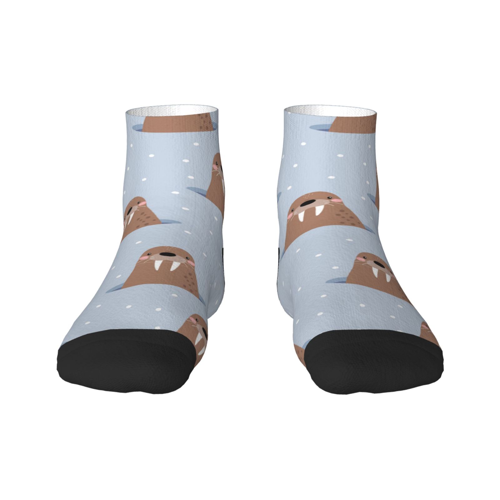 Salouo Playful Walrus Wonders Pattern Unisex Middle Tube Socks,Middle ...