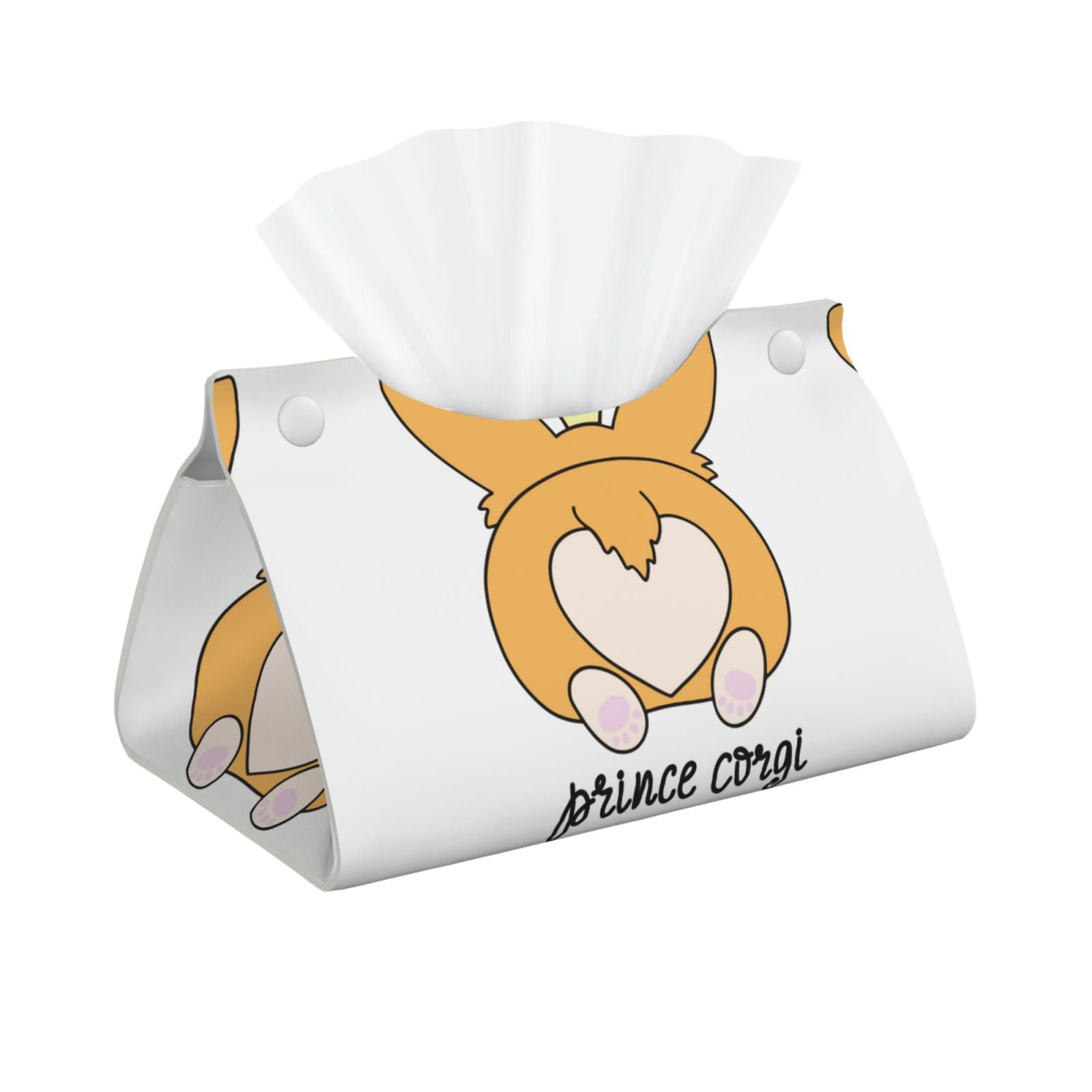 Salouo Prince Corgi Dog Pattern Long Tissue Box Cover Rectangular–Plus ...