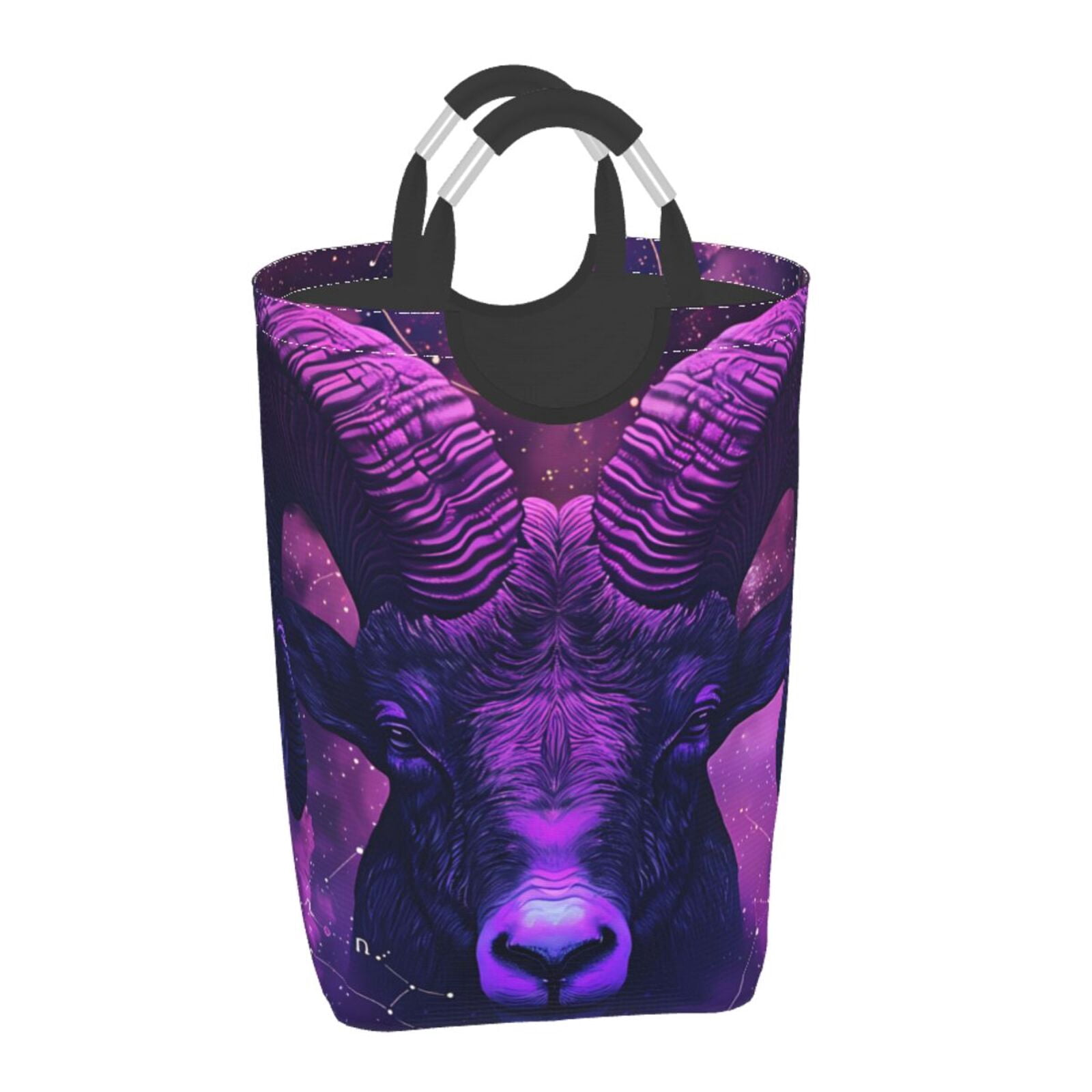 Salouo Purple Starry Sky Antelope for Dirty Clothes Hamper,Extra Large ...