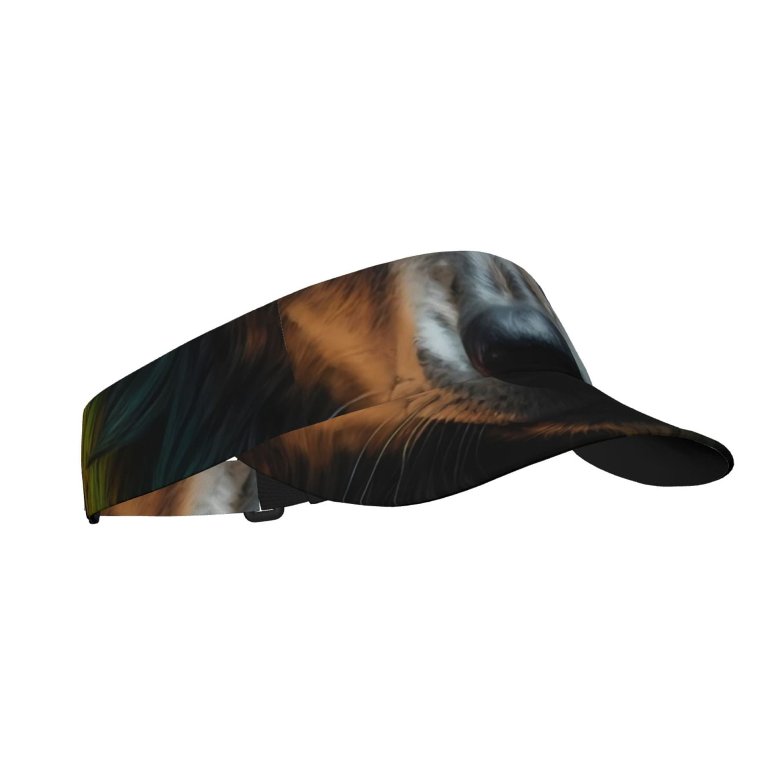 Salouo Realistic Style Colorful Wolf A Pattern Sport Sun Visor Hats,1 ...