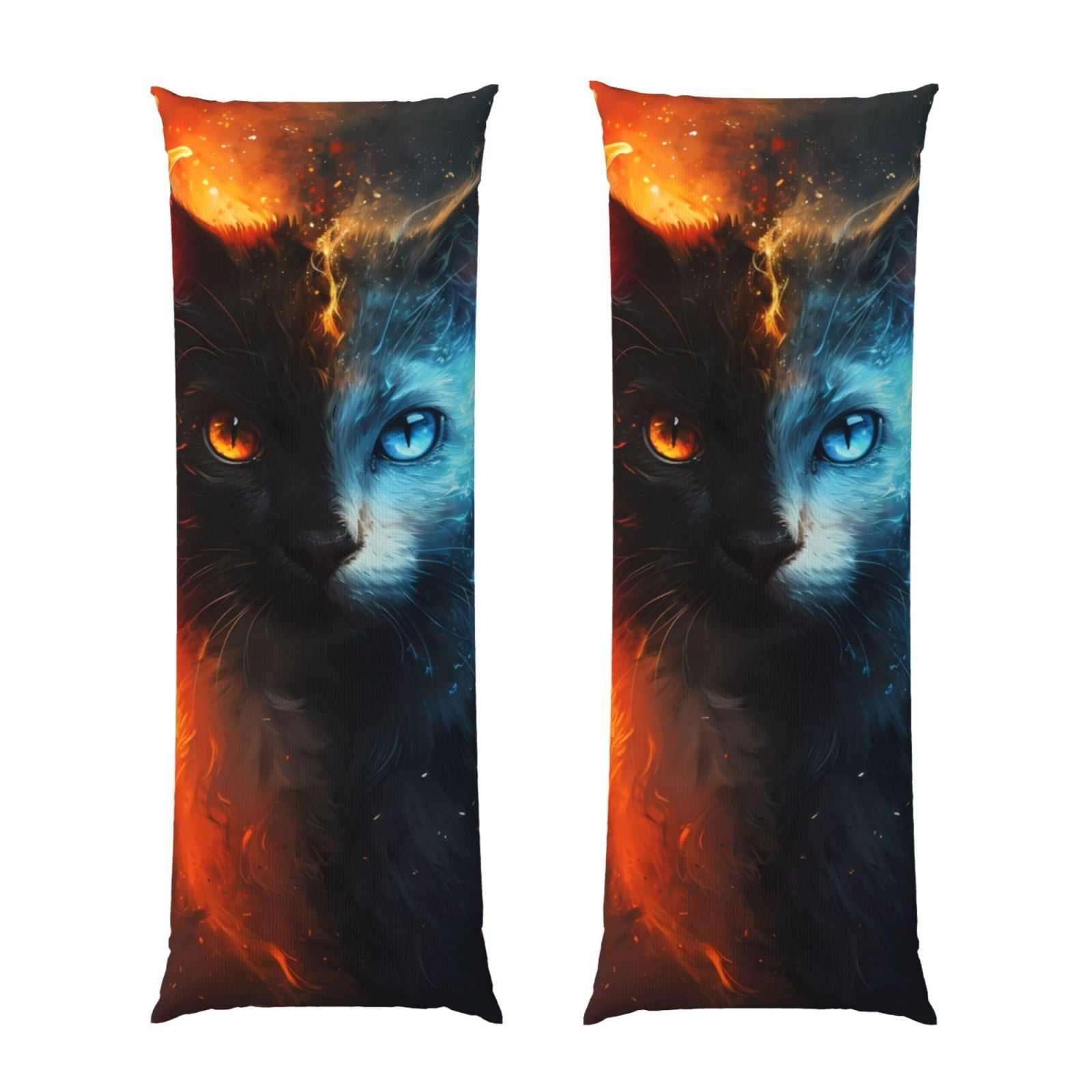 Salouo Red And Blue Fire Cat 标题 - Walmart.com