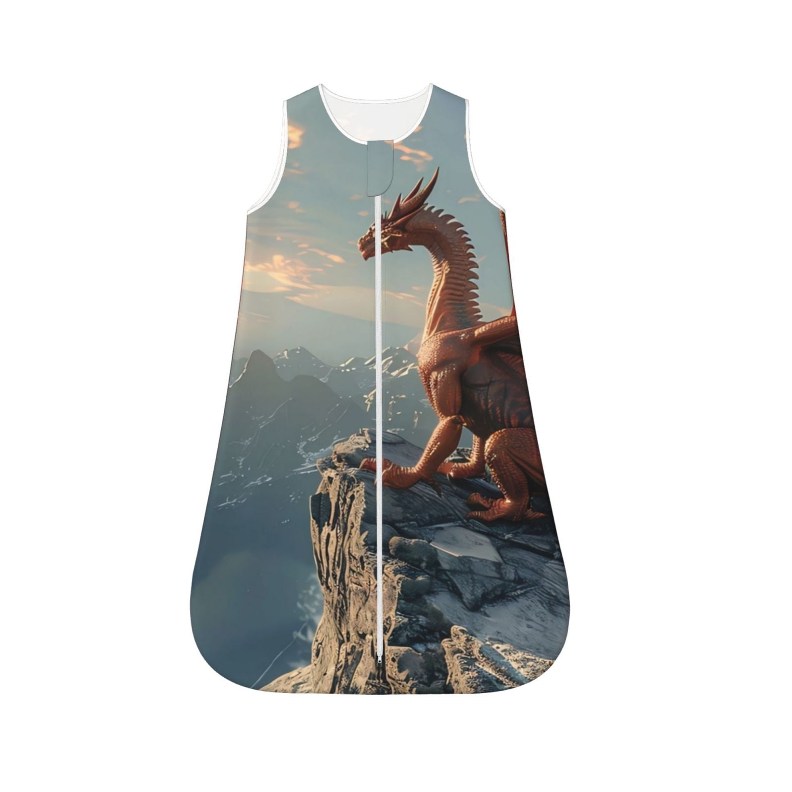 Salouo Red Dragon Mountain Sunrise Print Baby Sleep Sack Wearable ...