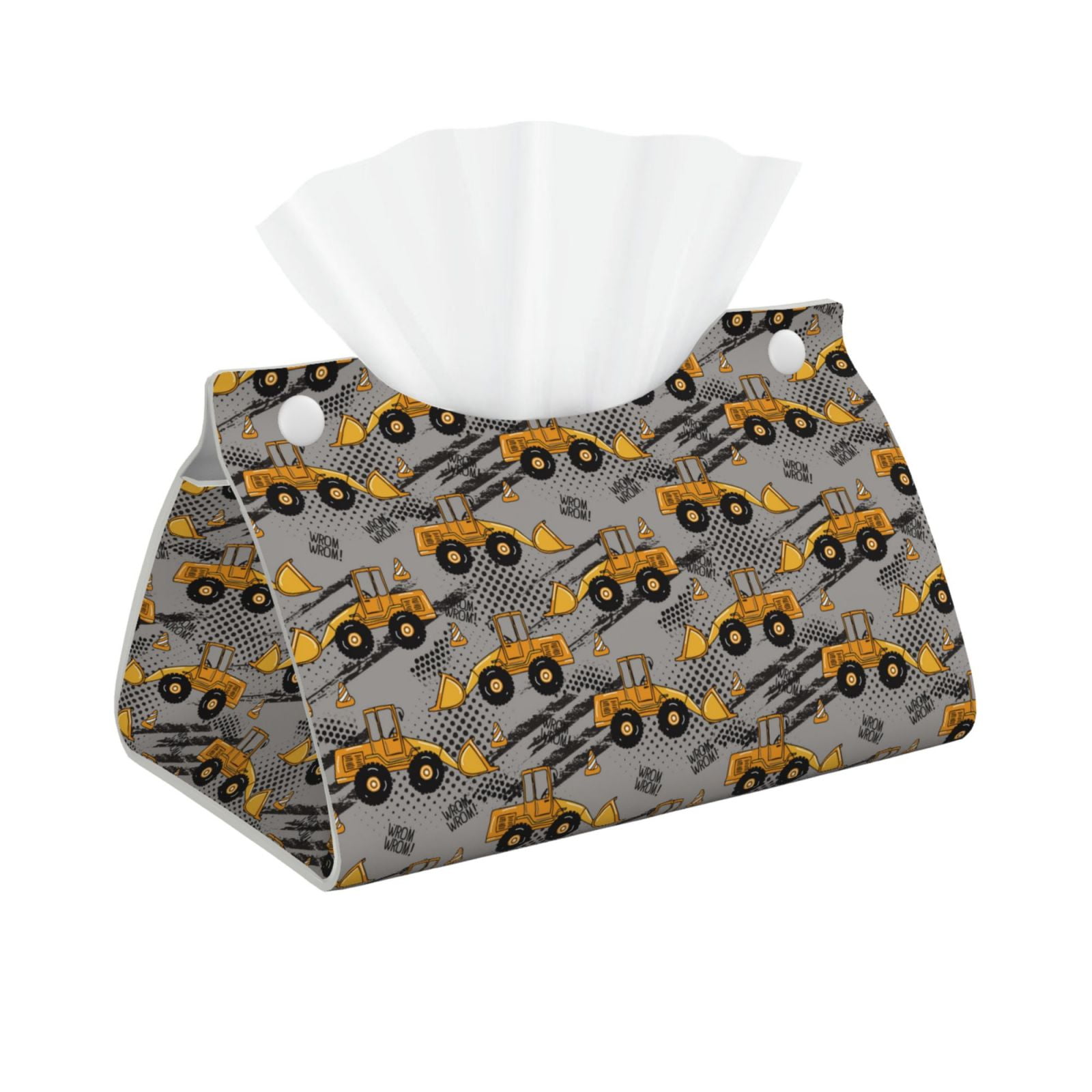 Salouo Retro Excavator Pattern Long Tissue Box Cover Rectangular–Plus ...