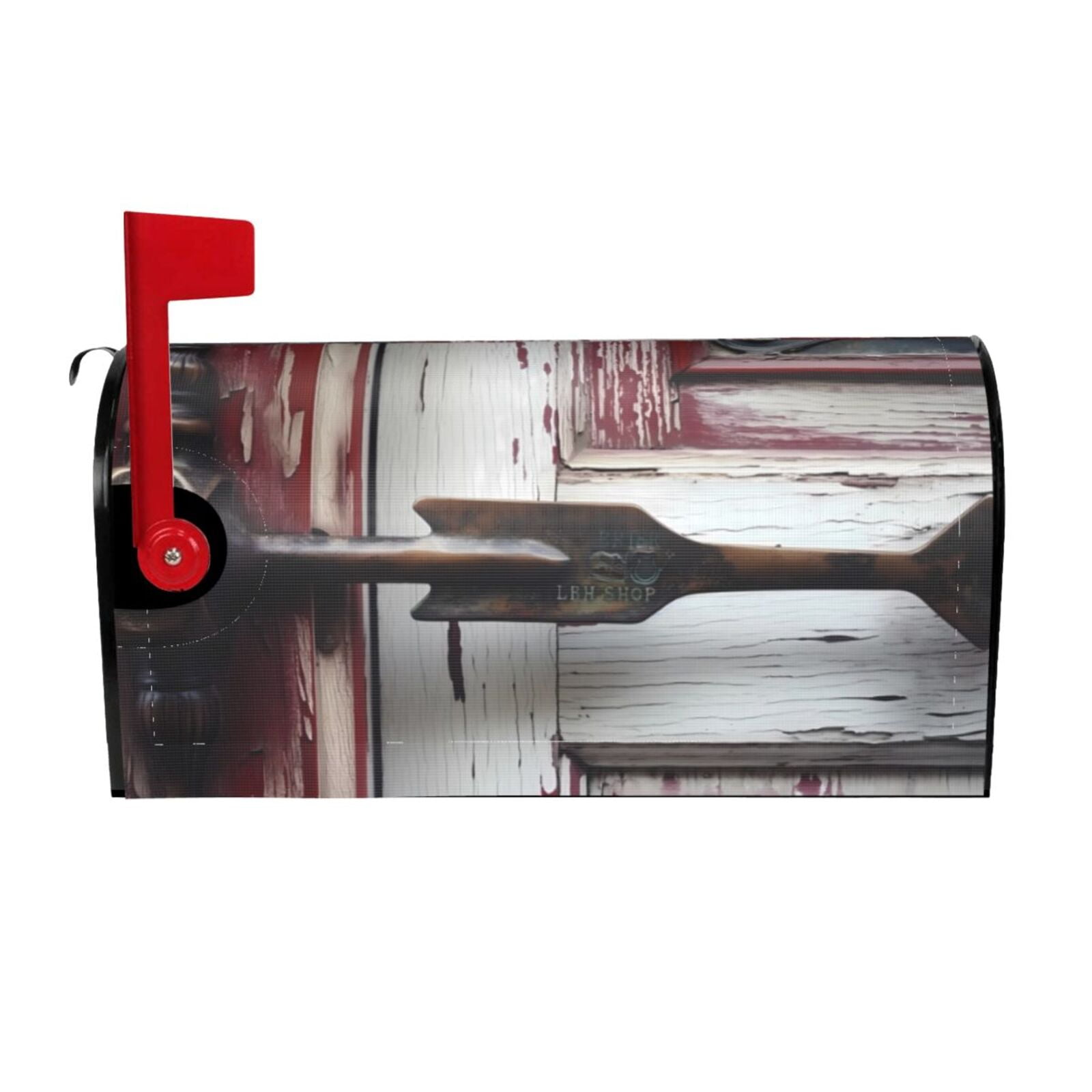 Salouo Rustic Door Handle Closeup for Magnetic Mailbox Covers ...