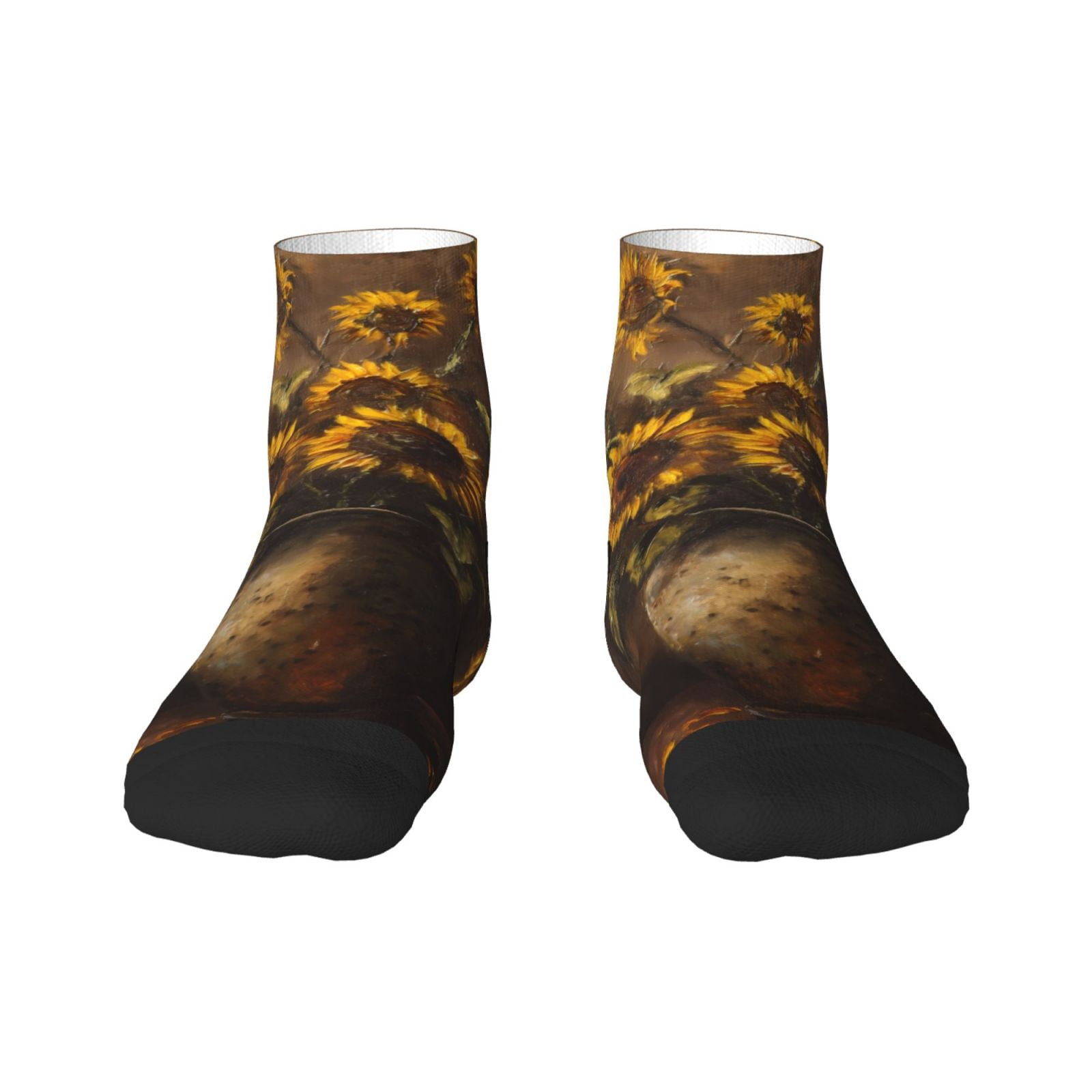 Salouo Rustic Sunflower Bouquet Pattern Unisex Middle Tube Socks,Middle ...