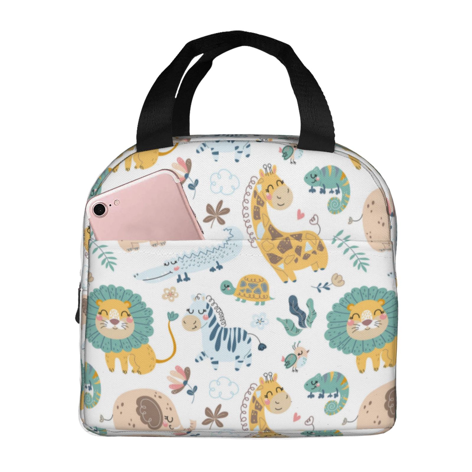 Salouo Scandinavian Africa for Unisex Lunch Bag Leakproof Lunch Tote ...