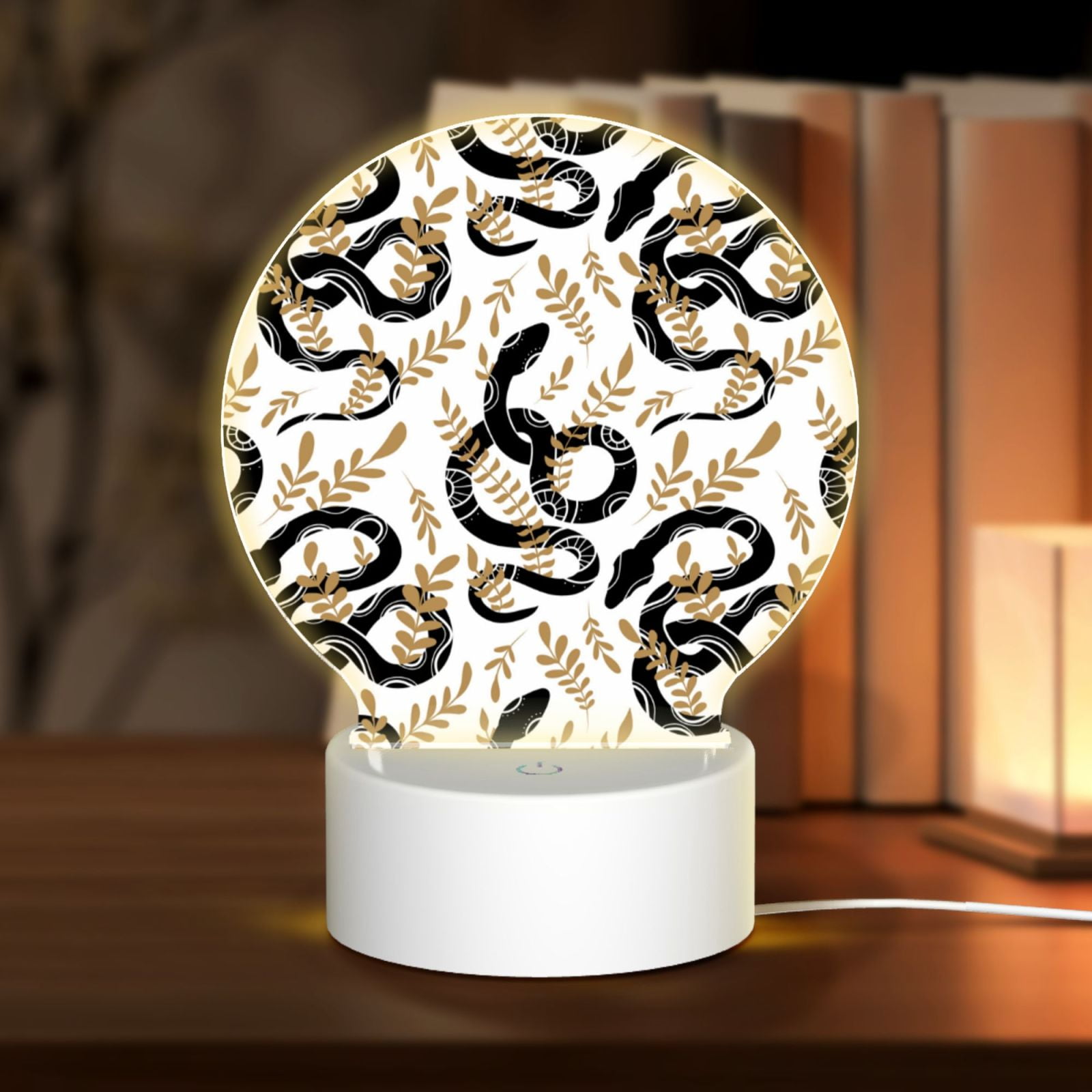 Salouo Snake for Round Acrylic Night Light - Acrylic Sheets with LED ...