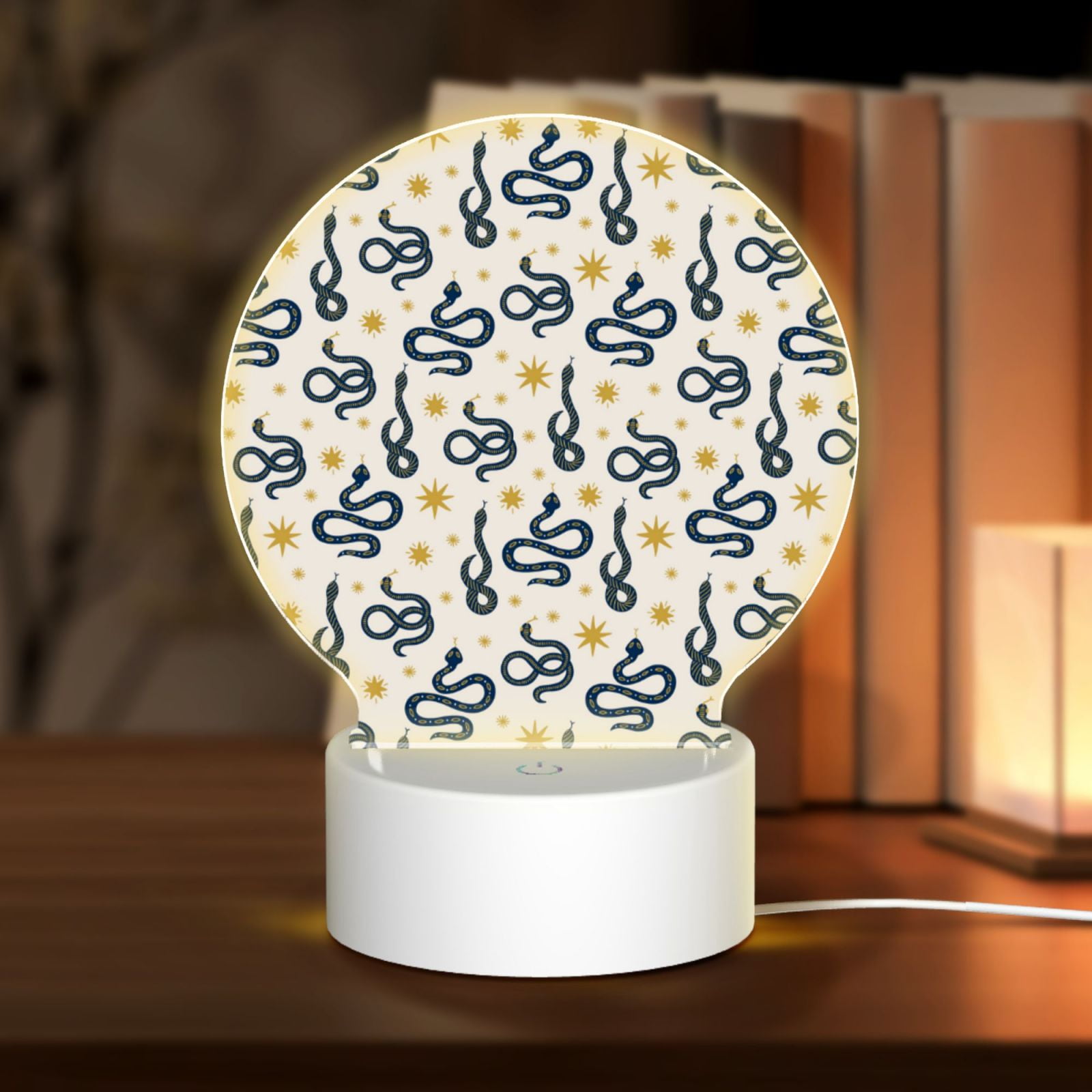 Salouo Snake for Round Acrylic Night Light - Acrylic Sheets with LED ...