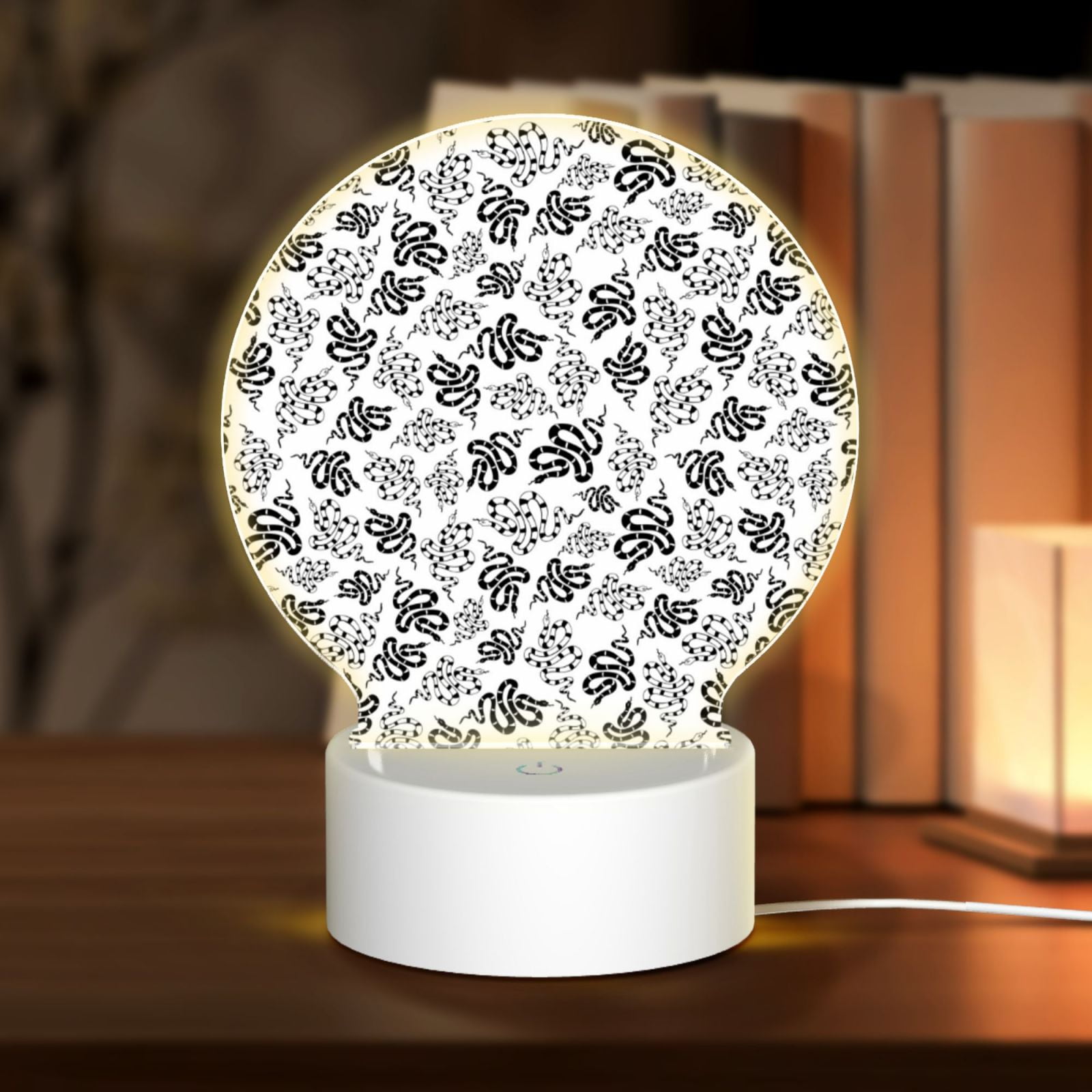 Salouo Snake for Round Acrylic Night Light - Acrylic Sheets with LED ...